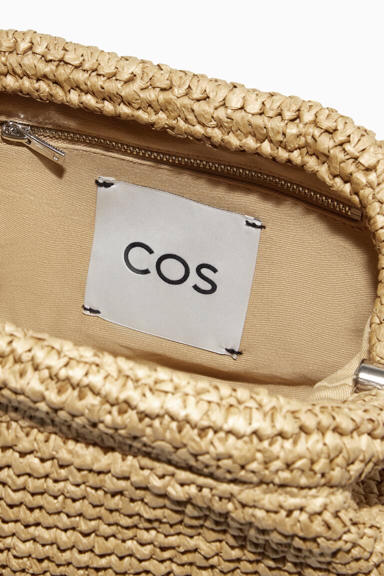 FRAMED CLUTCH - RAFFIA - BEIGE - Ladies | H&M GB