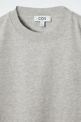 CLEAN CUT REGULAR T-SHIRT - GREY MARL - Ladies | H&M GB