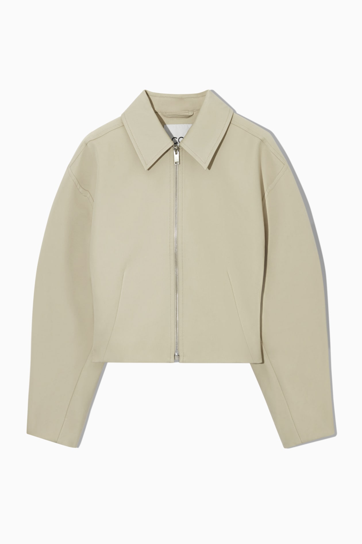 MINIMALISTISCHE VERKÜRZTE JACKE - HELLES BEIGE - Ladies | H&M DE