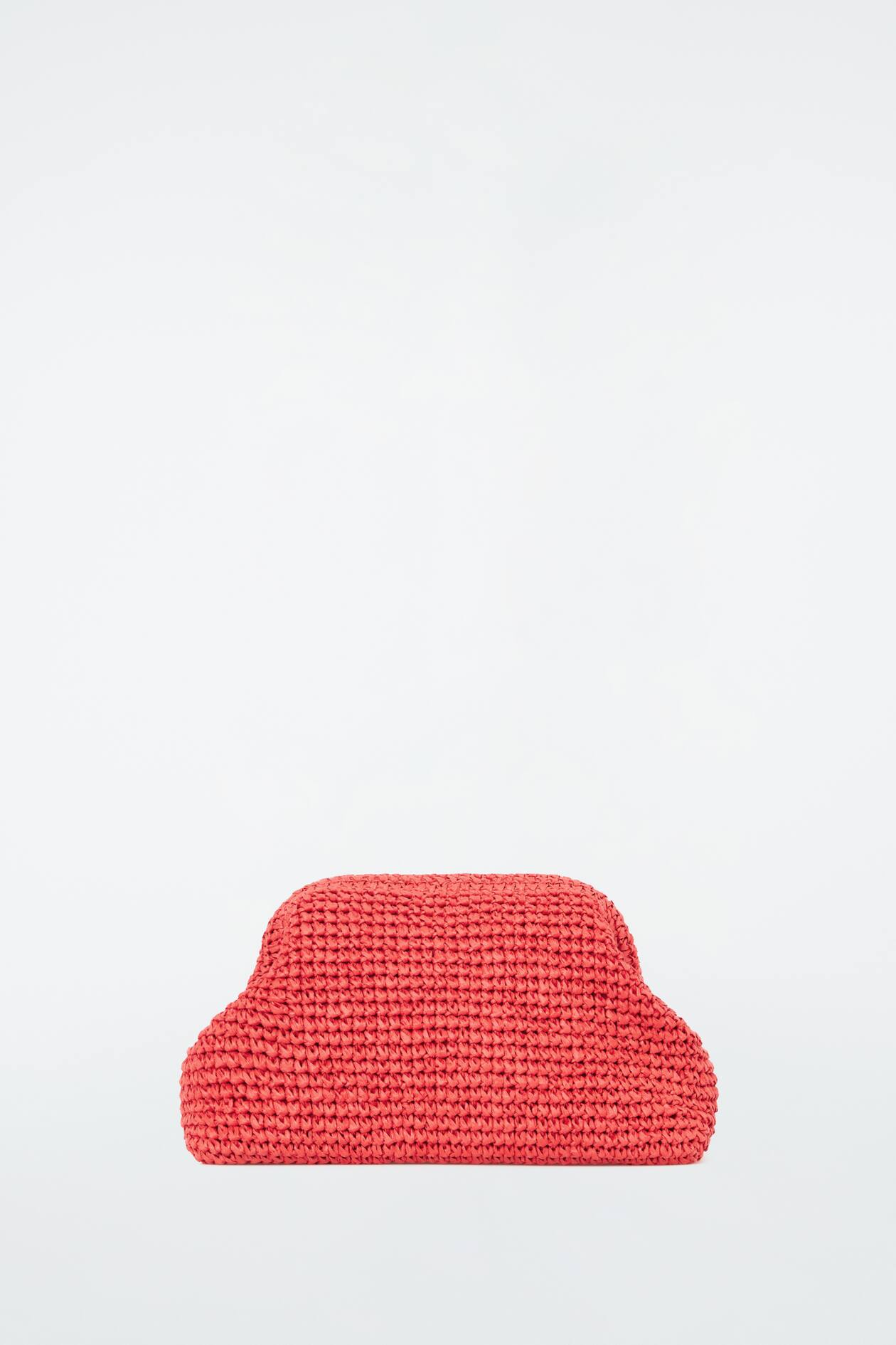 FRAMED CLUTCH - RAFFIA - RED - Ladies | H&M GB