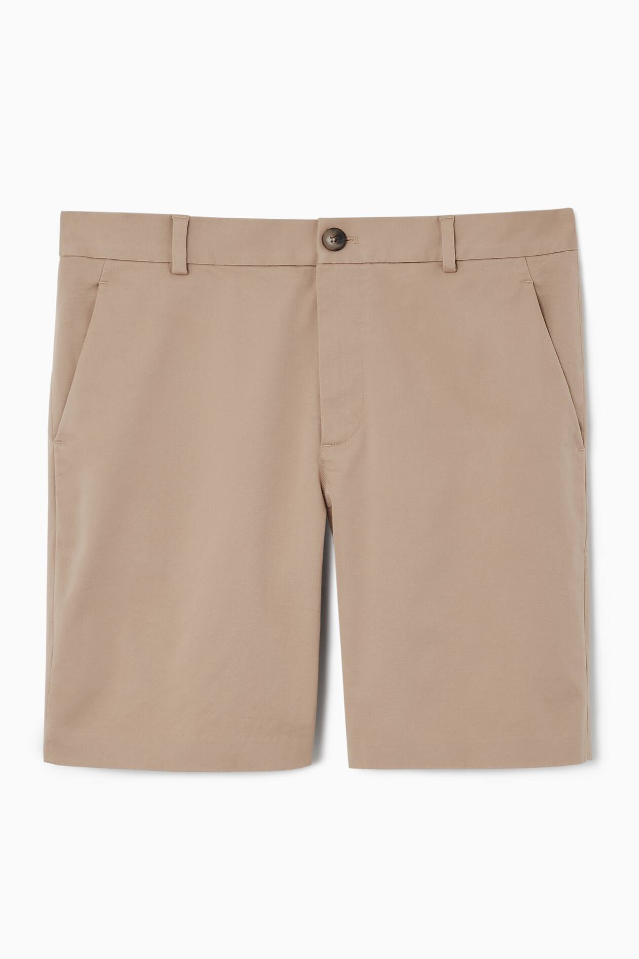 SHORT CHINO CLASSIQUE - BEIGE NOISETTE - HOMME | H&M CH