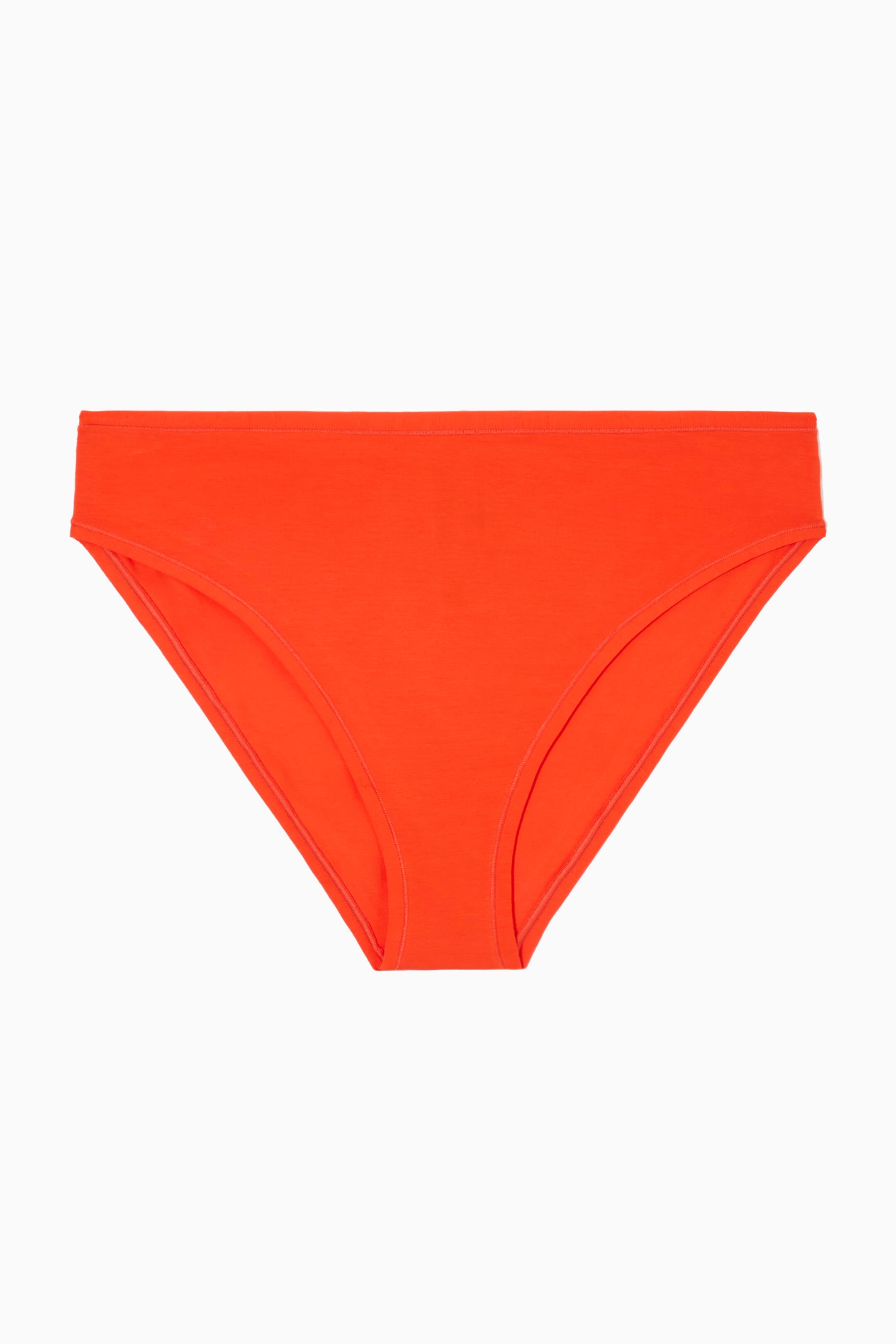HIGH-WAISTED BRIEFS - BRIGHT ORANGE - Ladies | H&M GB