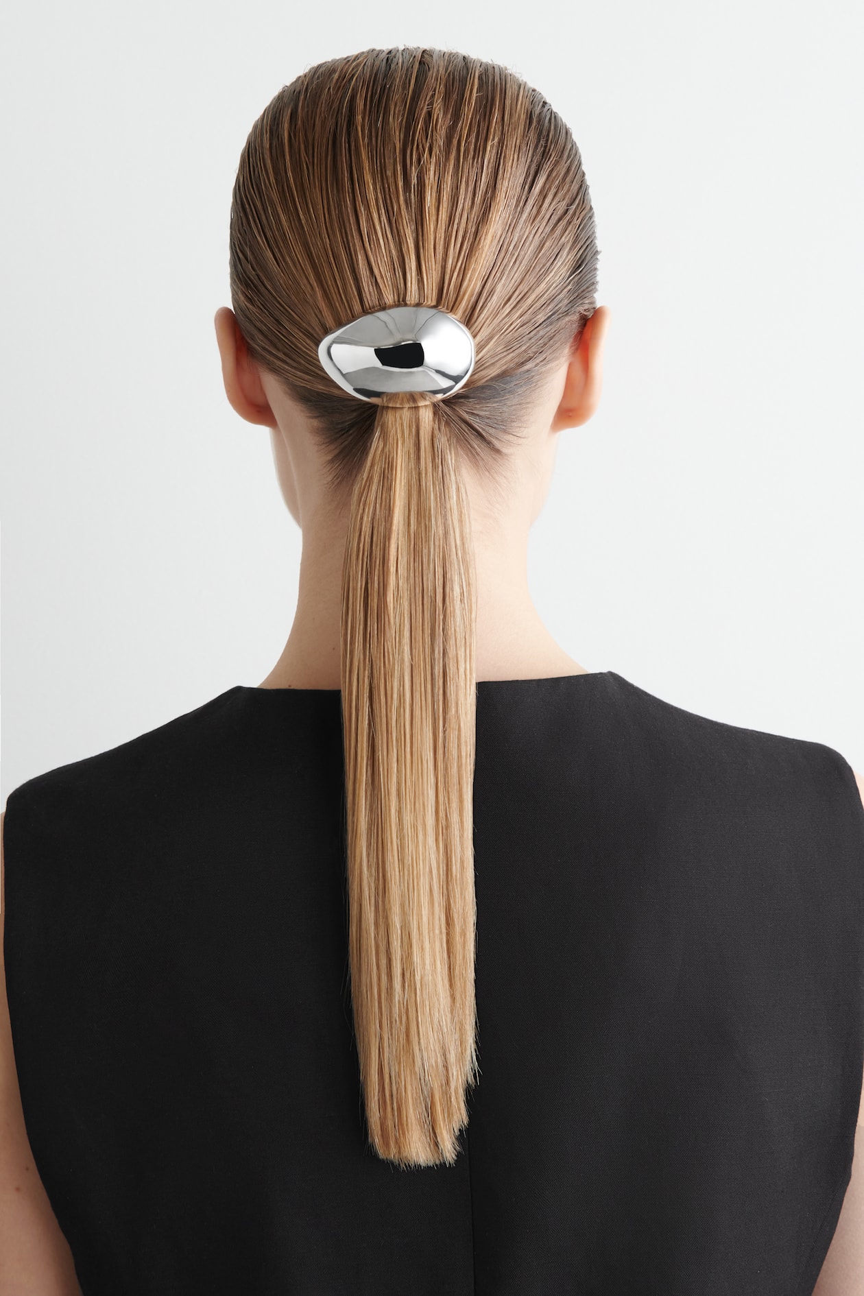DOMED HAIR BARRETTE - SILVER - Ladies | H&M GB