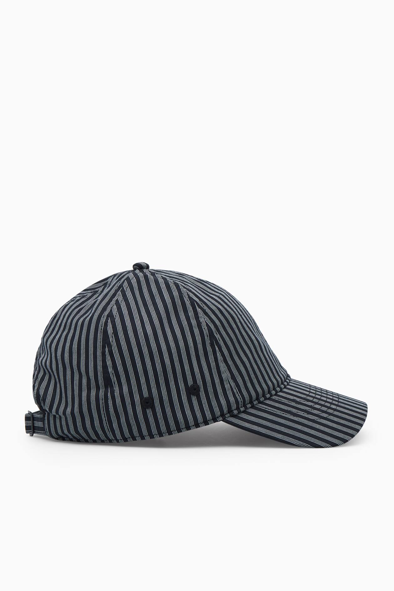 STRIPED BASEBALL CAP - NAVY / STRIPED - Men | H&M GB