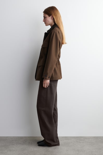 FIELD-JACKA MED KRAGE I MOCKA - BRUN - DAM | H&M SE