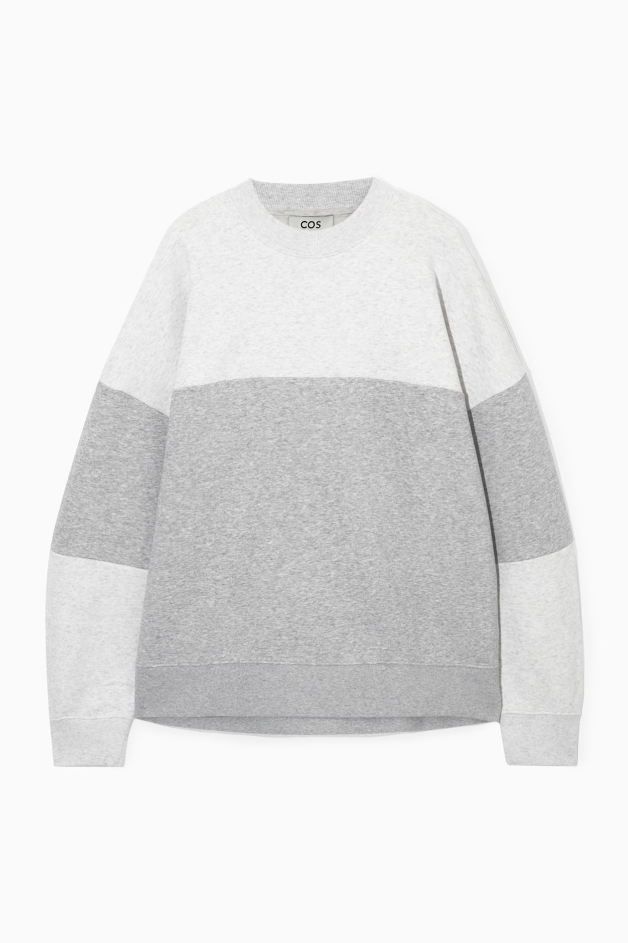 COLOUR-BLOCK SWEATSHIRT - GREY - Ladies | H&M GB