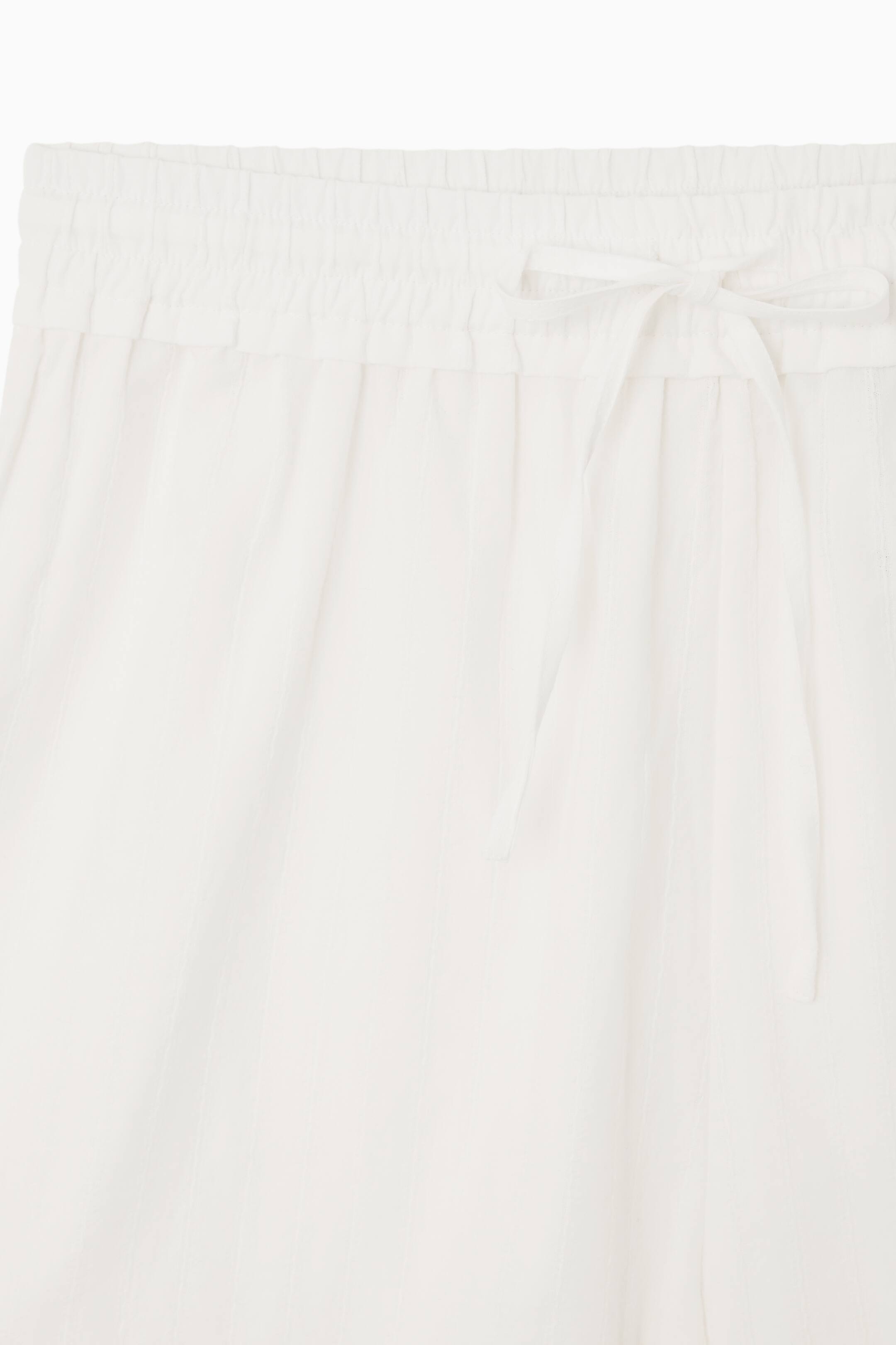 DRAWSTRING SHORTS - WHITE - DAMES | H&M NL