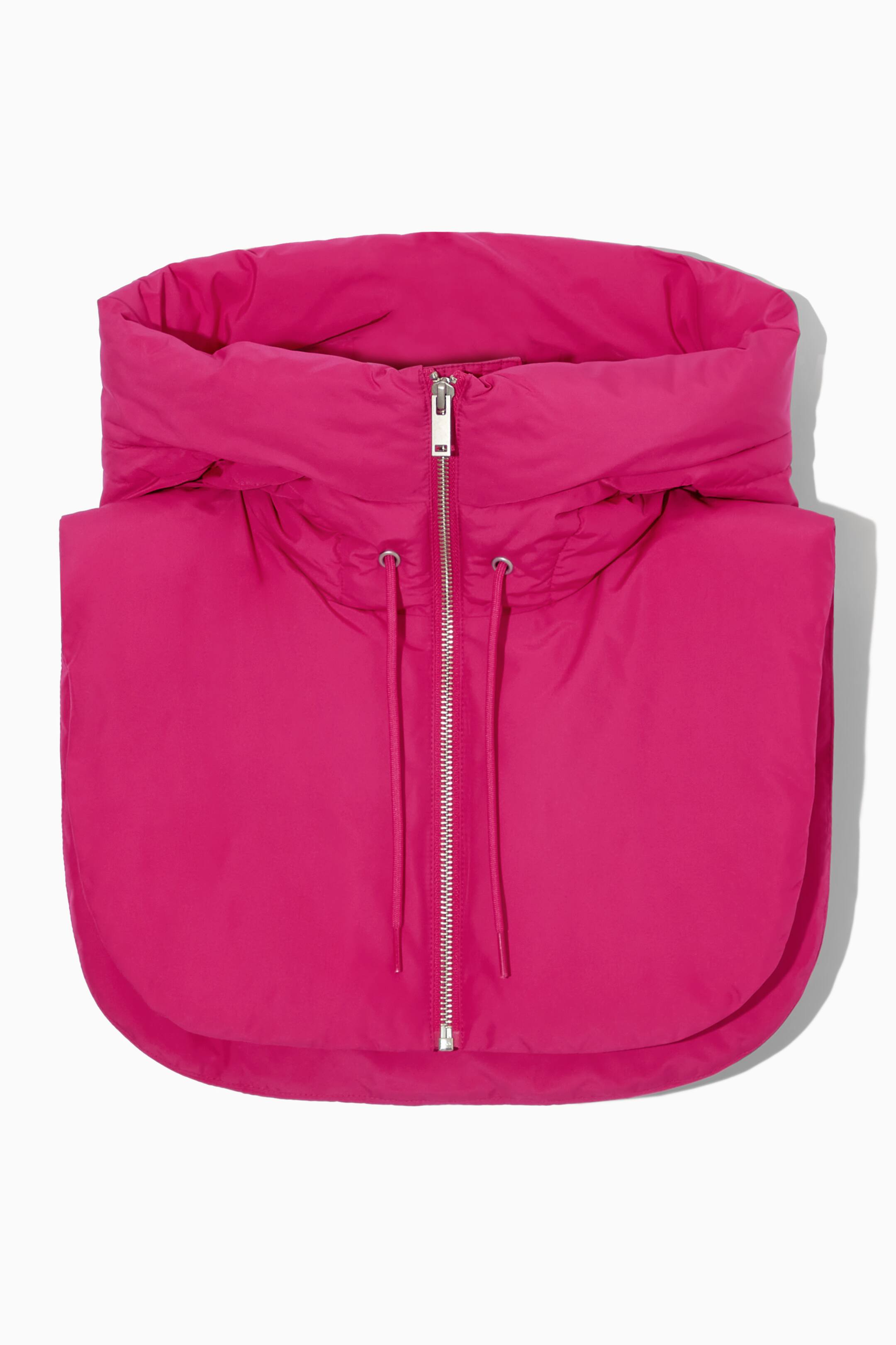 HOODED MOCK COLLAR - BRIGHT PINK - DAME | H&M DK