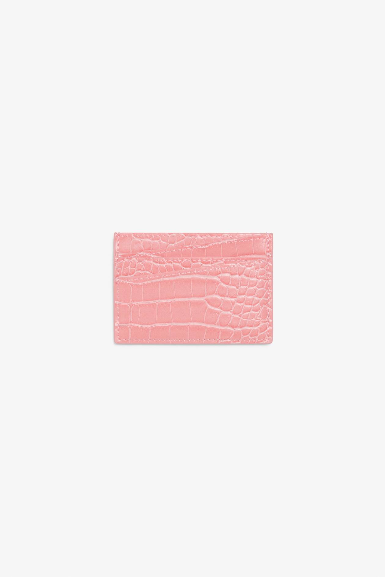 Card case - Pink faux croc - DAME | H&M NO
