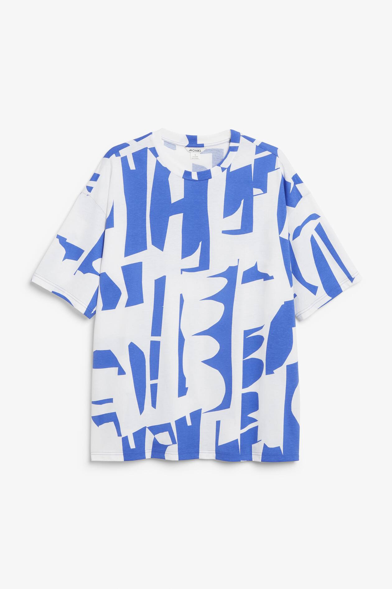Oversized tee - Blue blocks - Ladies | H&M GB