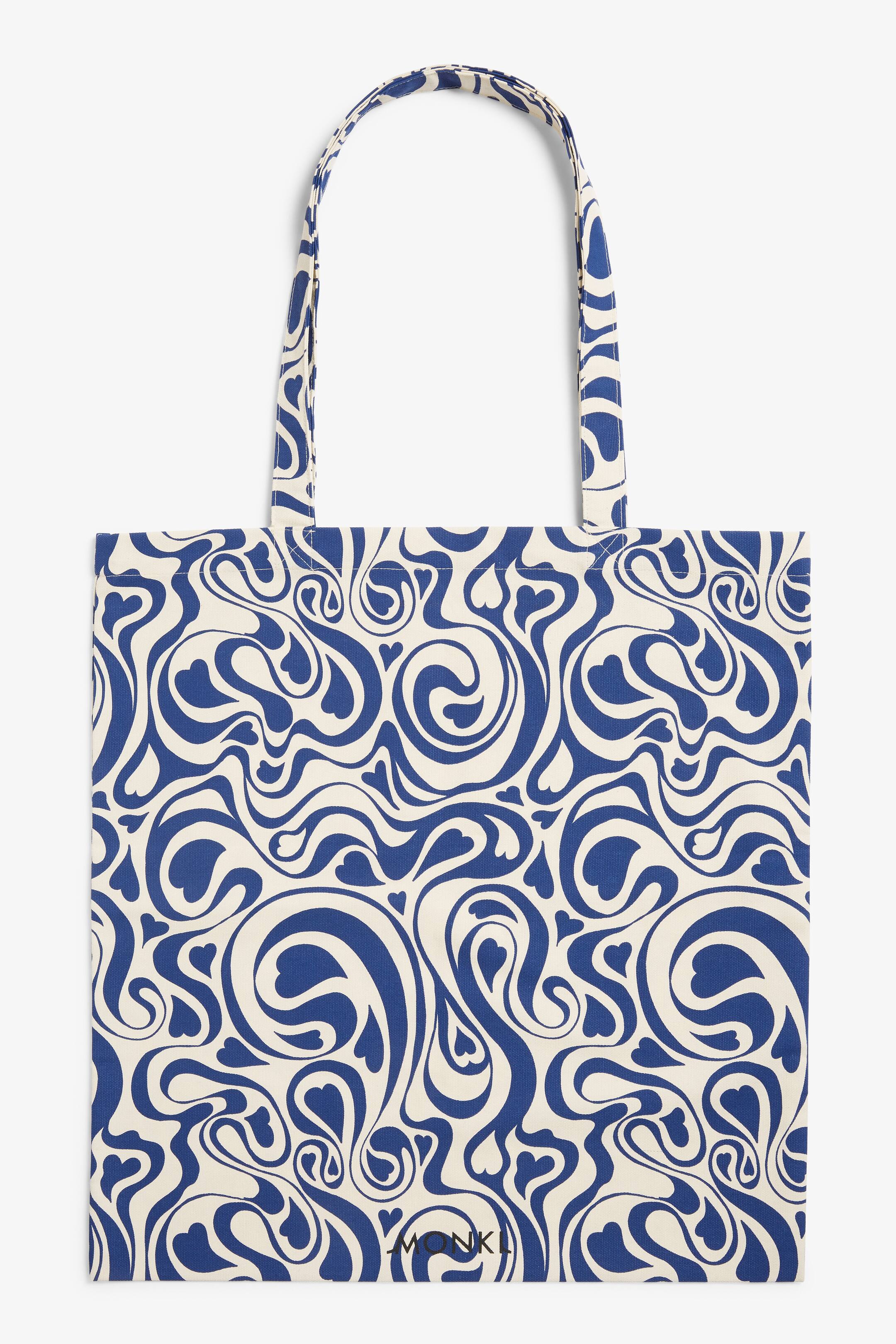 Tote bag - Blue heart swirl - Ladies | H&M GB