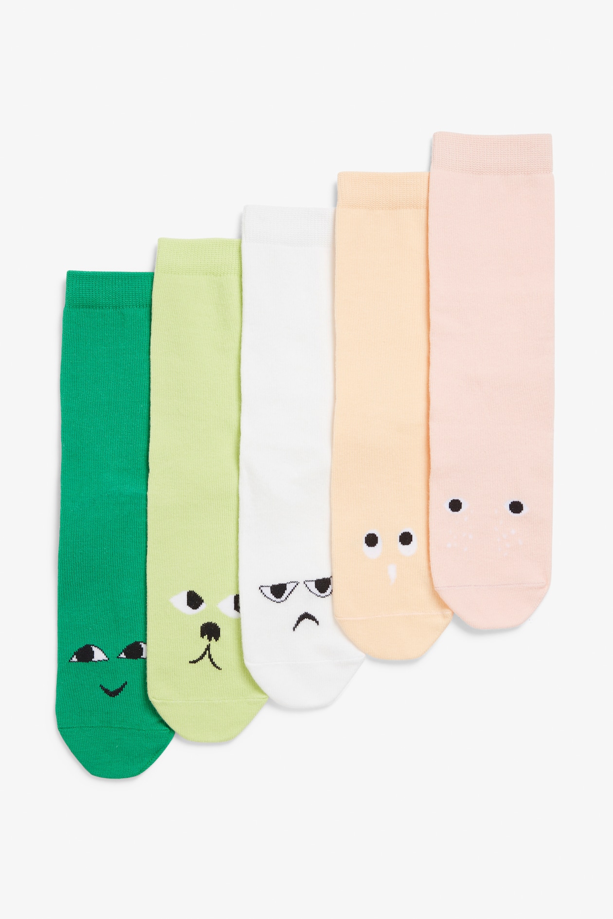 5-pack Monki socks - Green and peach - Ladies | H&M GB