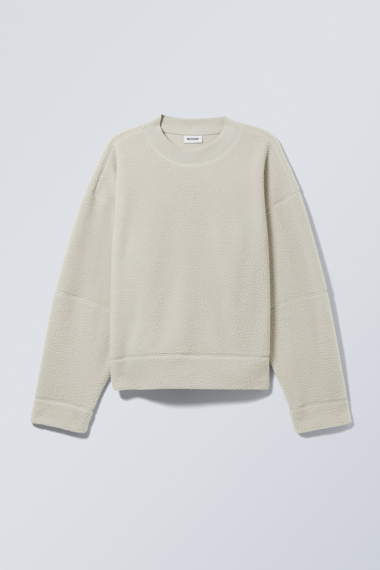 Fleece Sweatshirt - Light Dusty Mole - Men | H&M GB