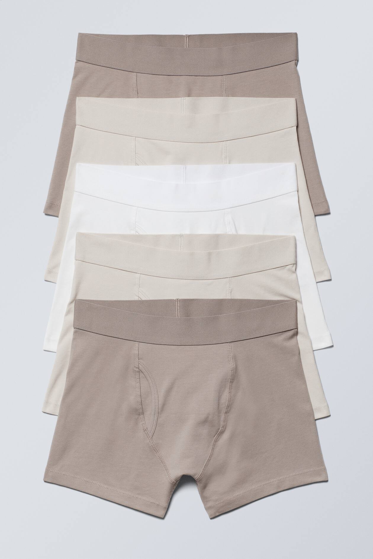 5-pack Boxer Briefs - Beige Mix - Men | H&M GB