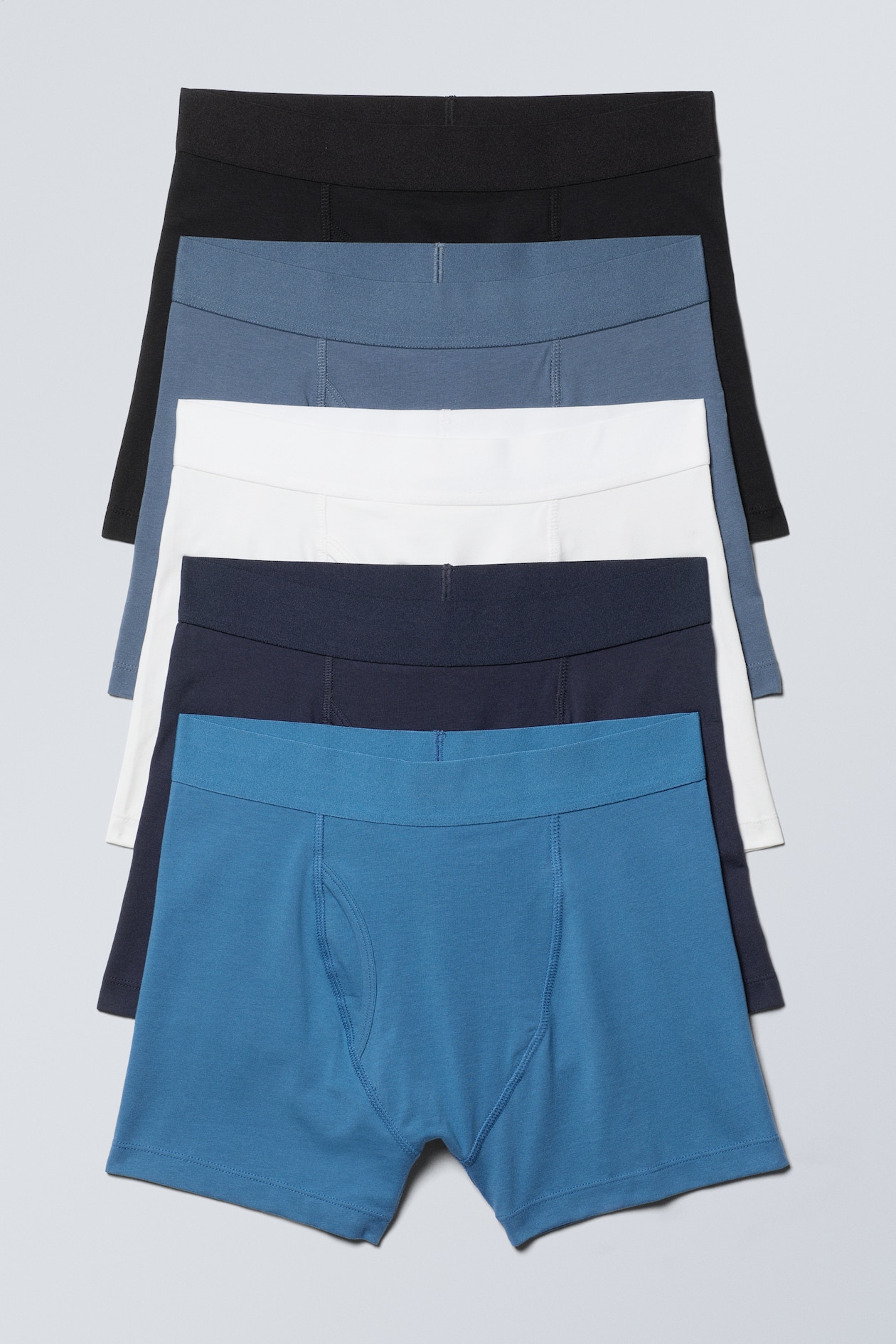 Pack de 5 calzoncillos boxer - Mezcla de tonos azules - HOMBRE | H&M ES