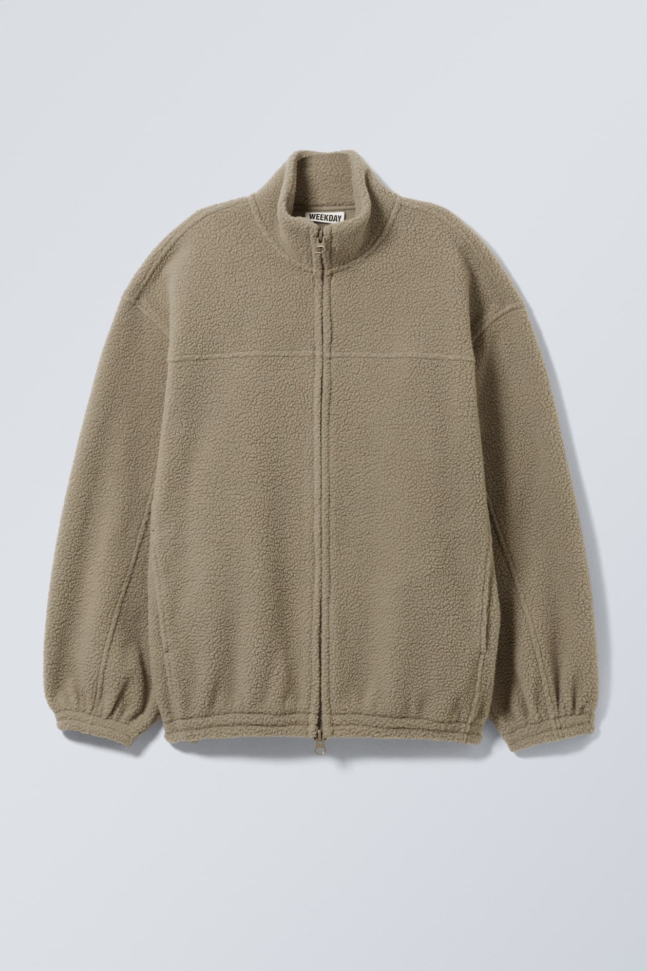 Fleece Zip Jacket - Dusty Mole - Ladies | H&M GB