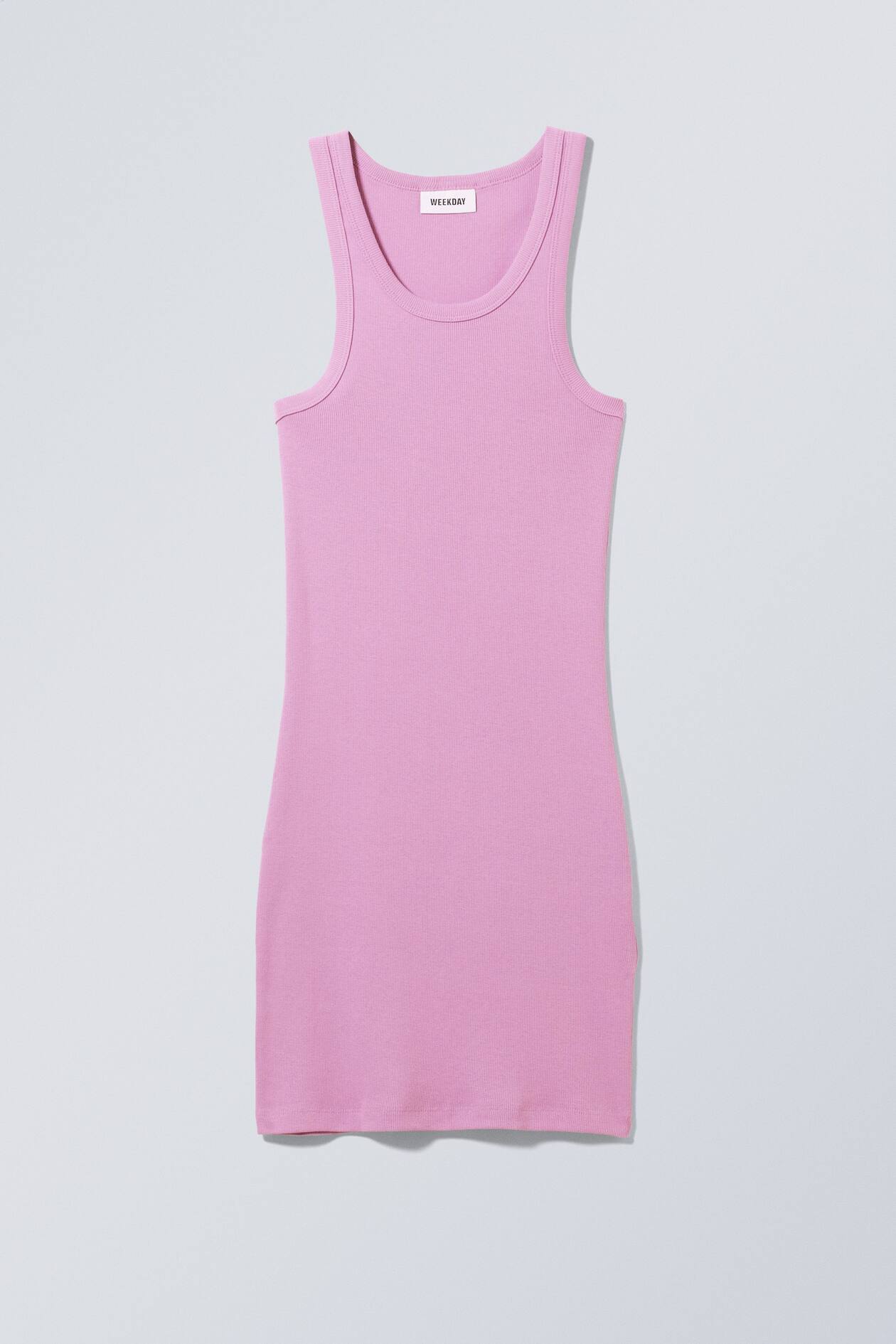 Tight Ribbed Mini Dress - Lilac - Ladies | H&M GB