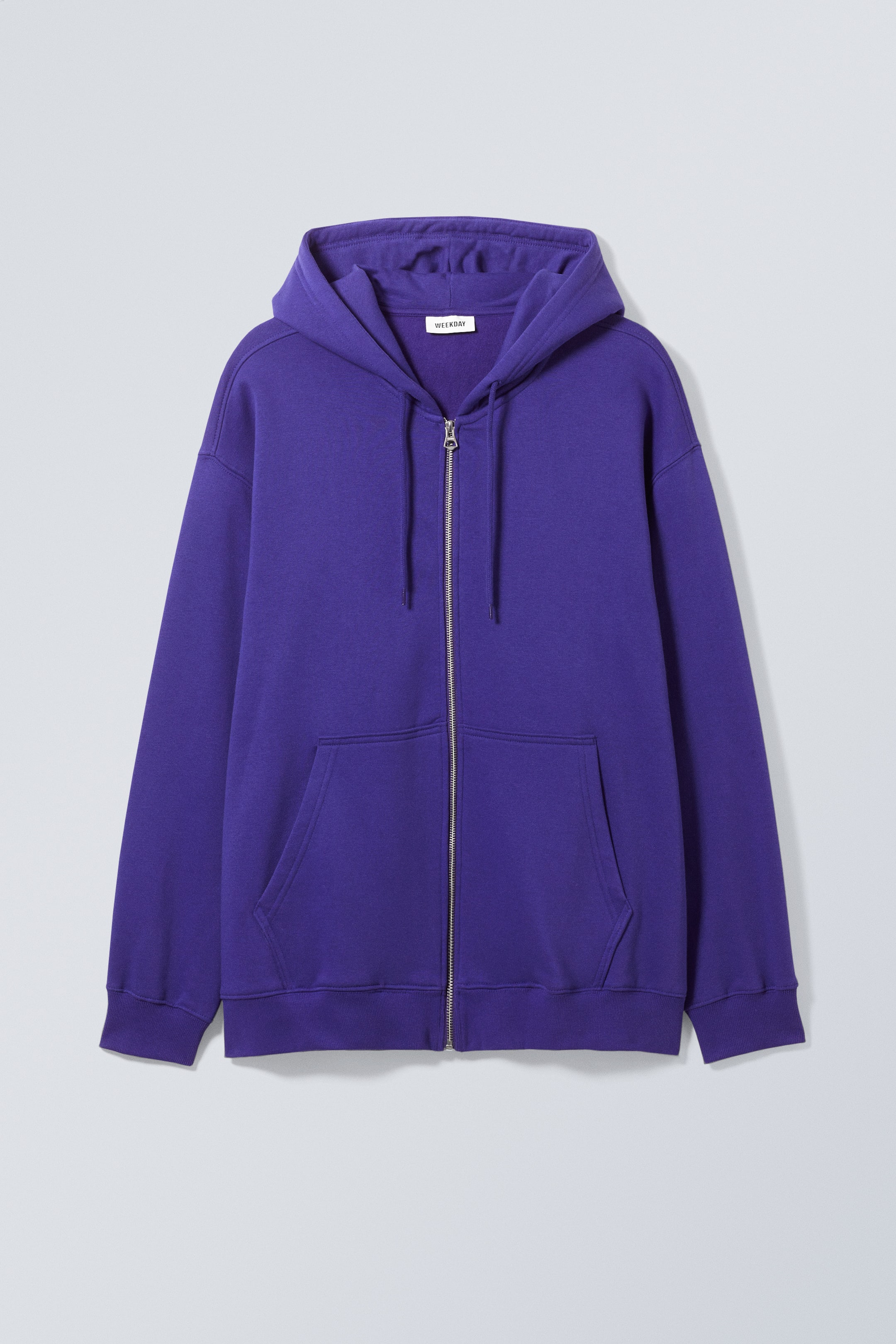 Oversized-Kapuzenjacke mit Reißverschluss - Lila - Men | H&M AT