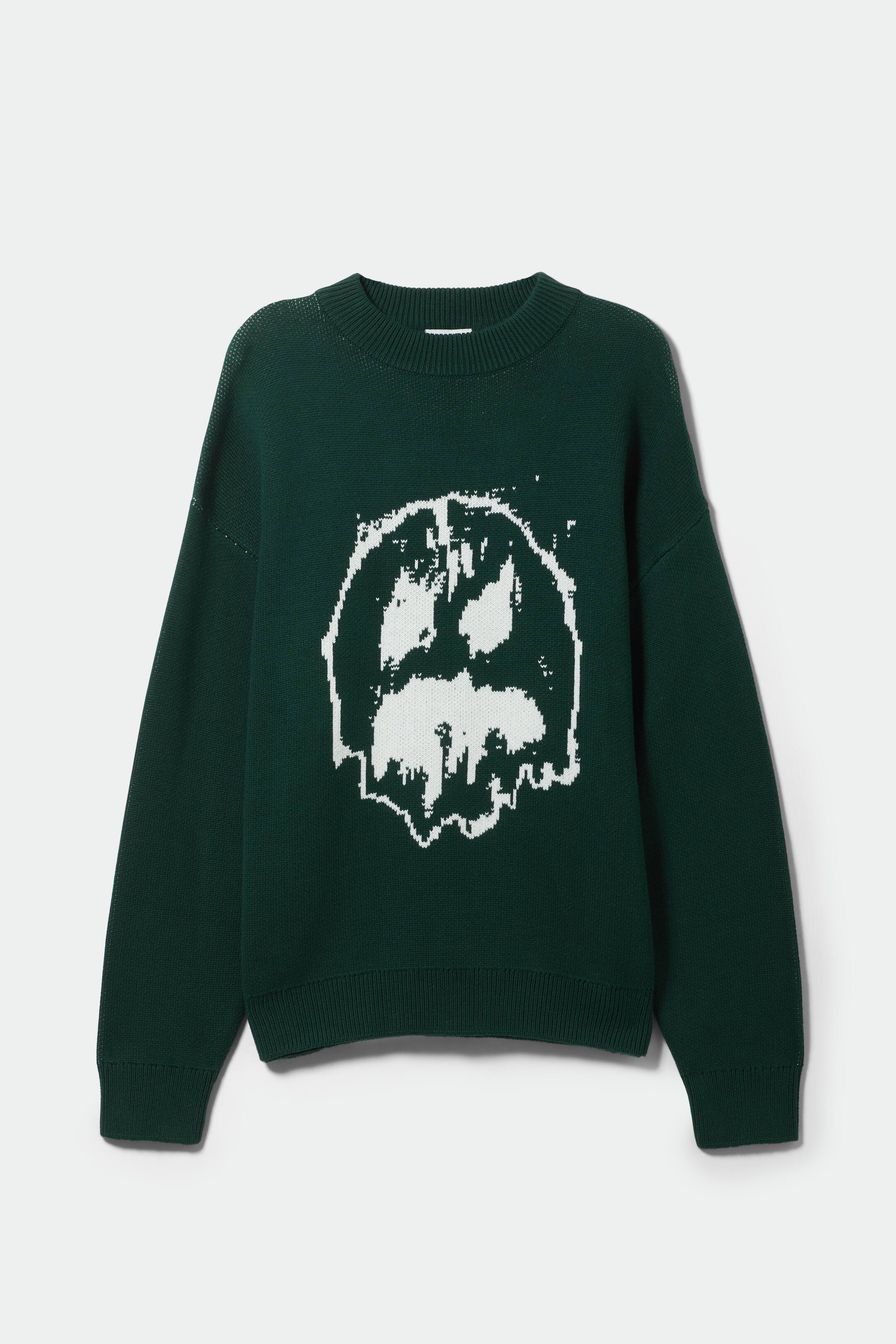 Johan Allover Print Jacquard Sweater - Drained - Men | H&M GB