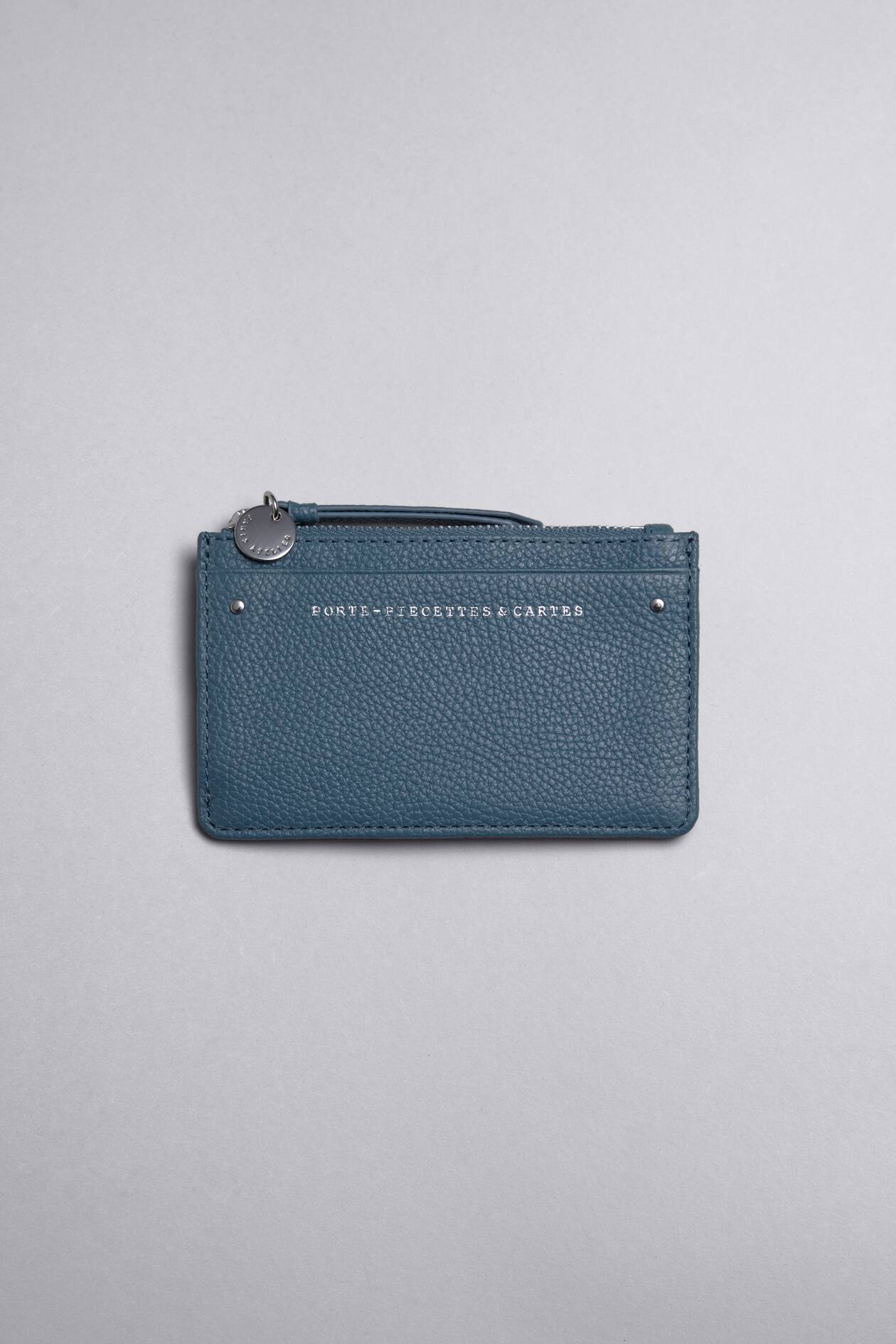 Leather Card Wallet - Blue - Ladies | H&M GB