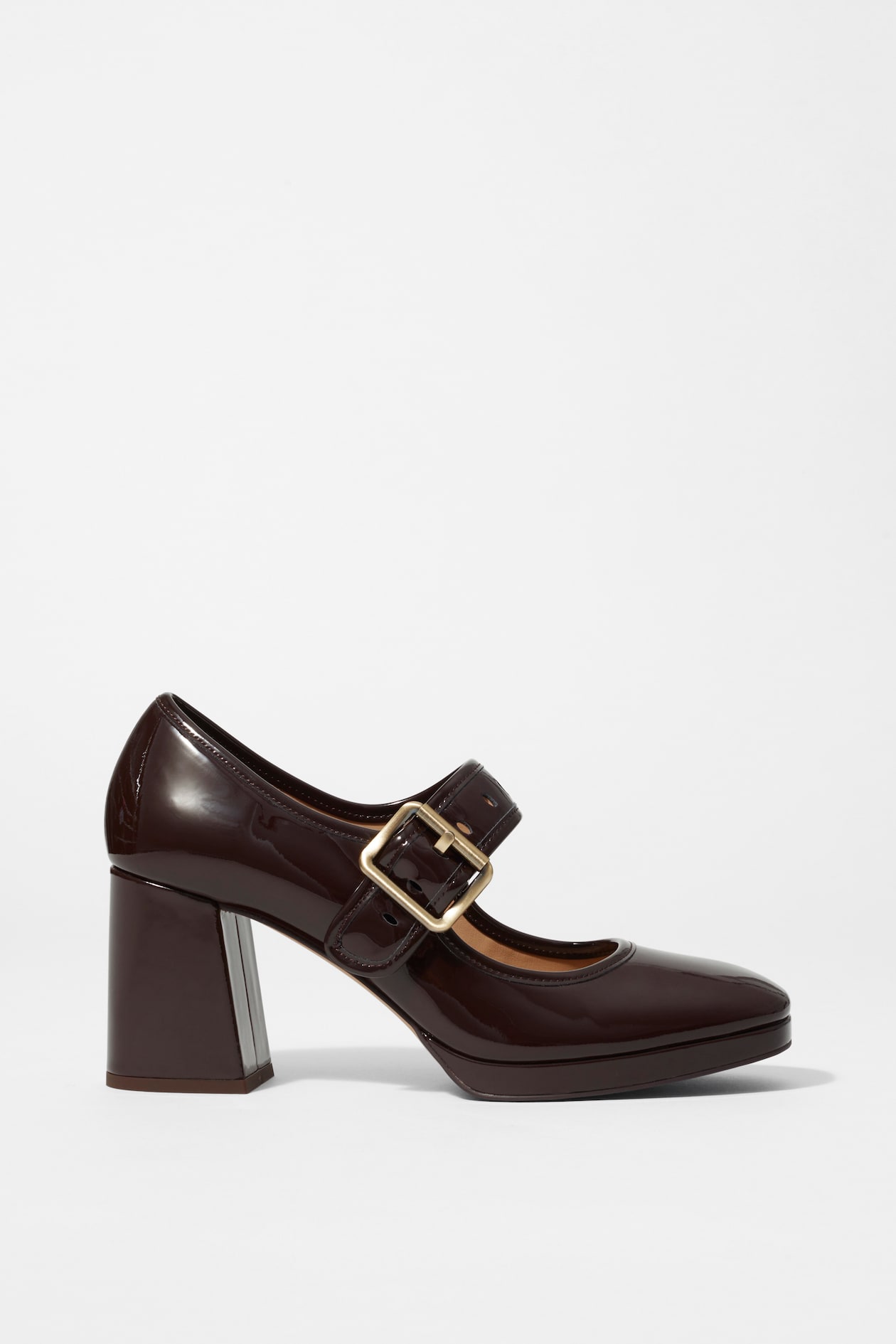 Pantofi din piele Mary-Jane - Maro închis - FEMEI | H&M RO