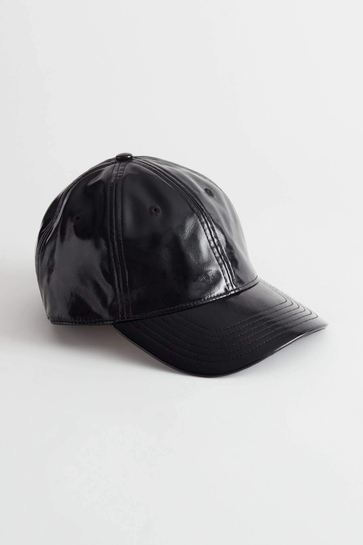 Patent Baseball Cap - Black - Ladies | H&M GB