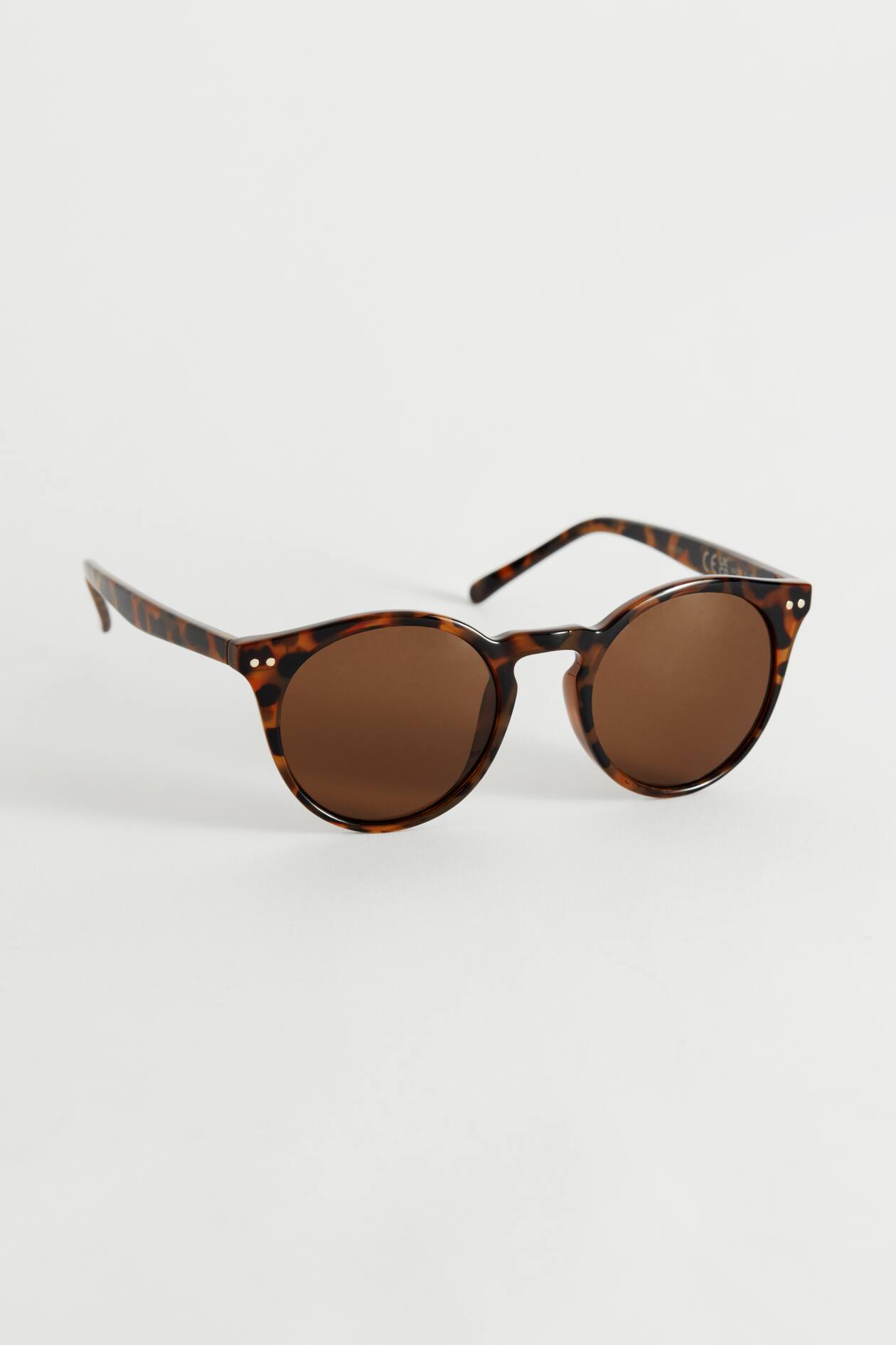 Pantos Round Sunglasses - Brown Tortoise - Ladies | H&M GB