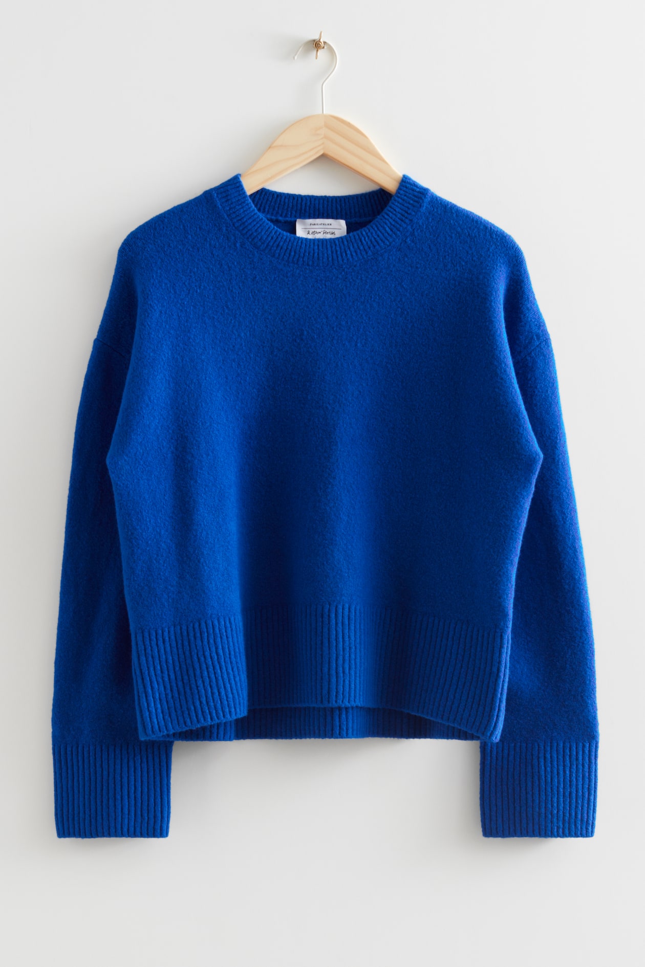 Relaxed Knit Jumper - Bright Blue - Ladies | H&M GB