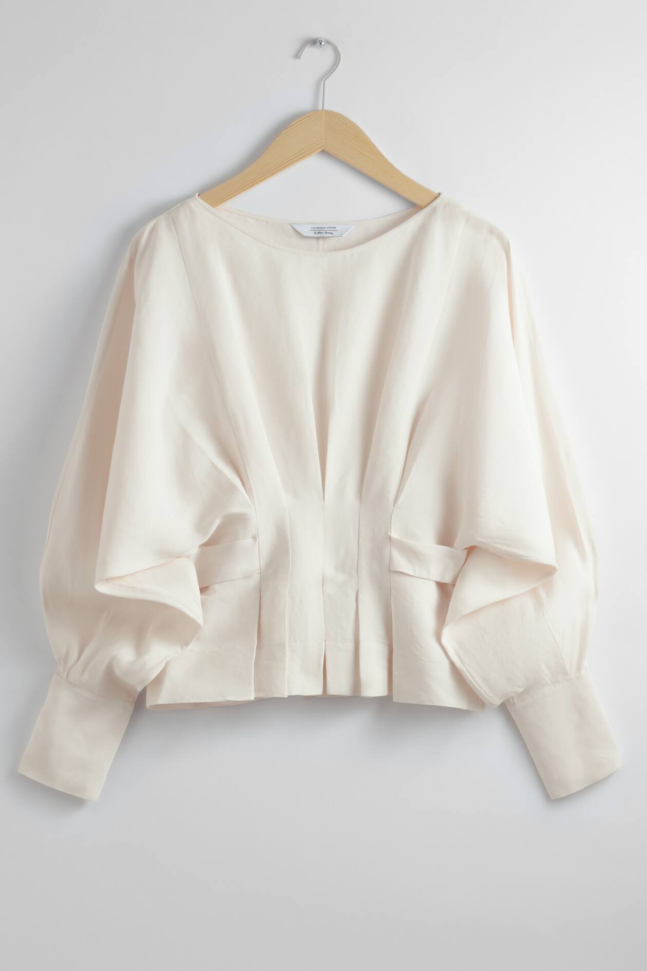 Voluminous Belted Blouse - White - Ladies | H&M GB
