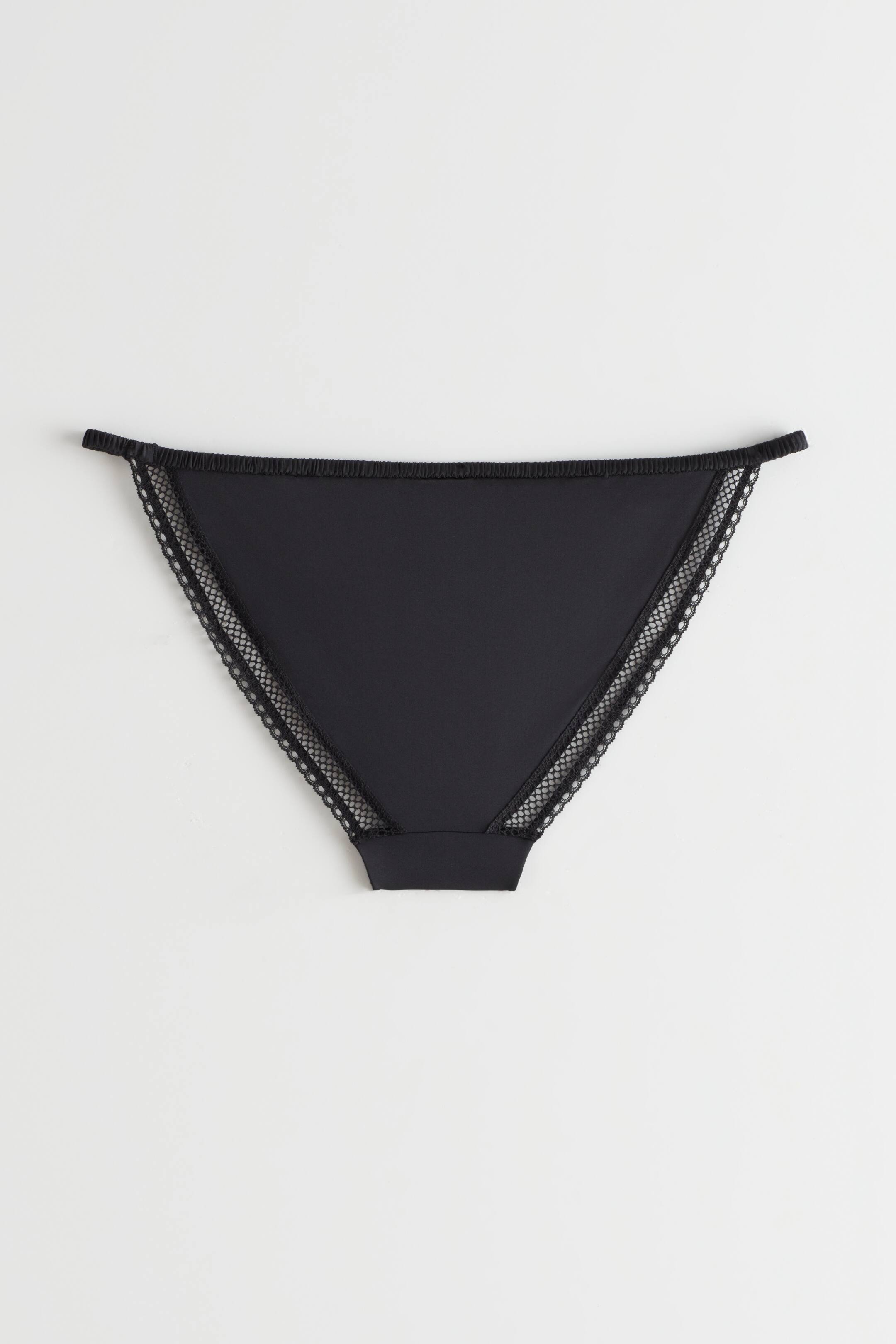 Lace Mini Briefs - Black - Ladies | H&M GB