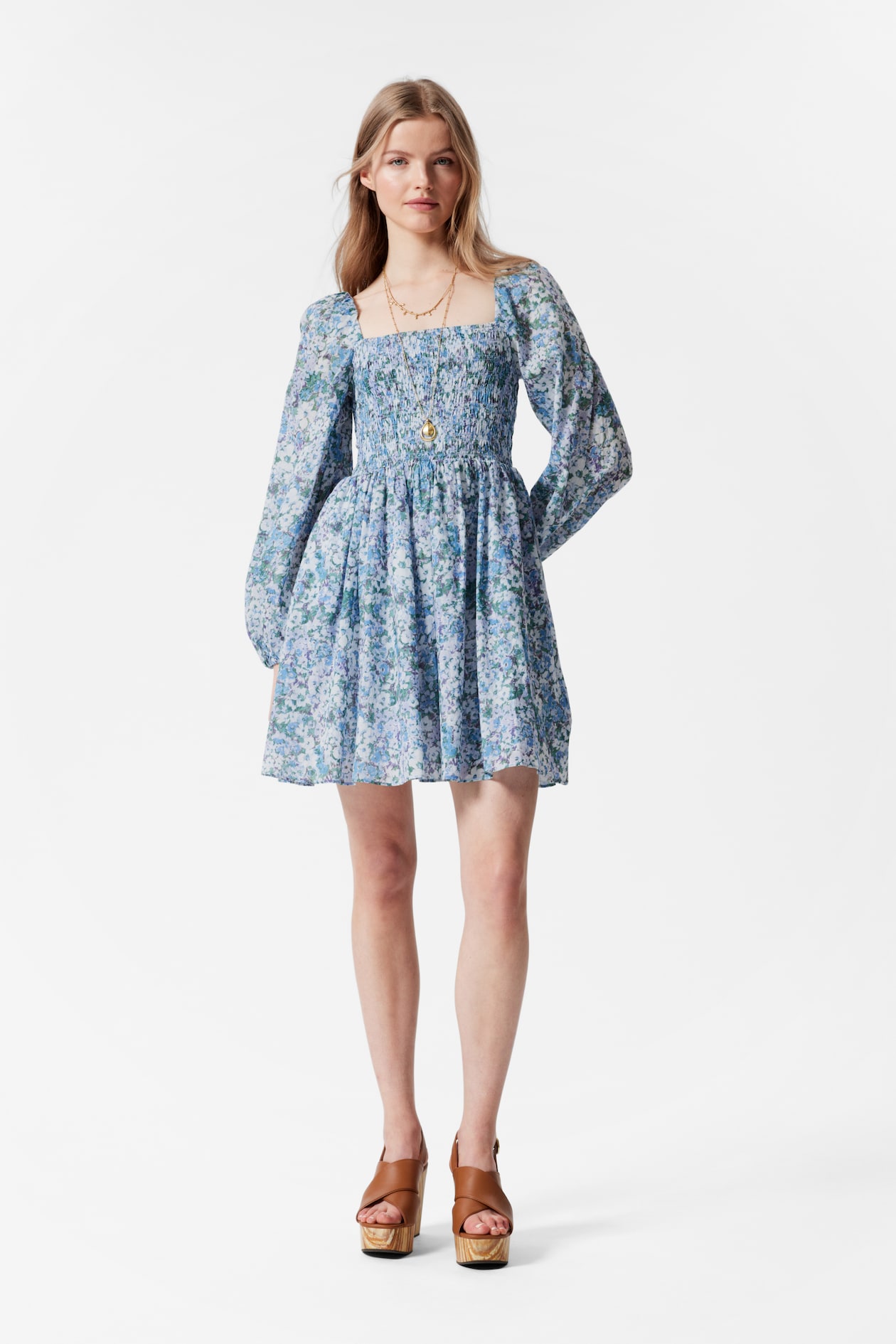 Robes Babydoll | Mini, à manches longues et à fleurs | H&M BE