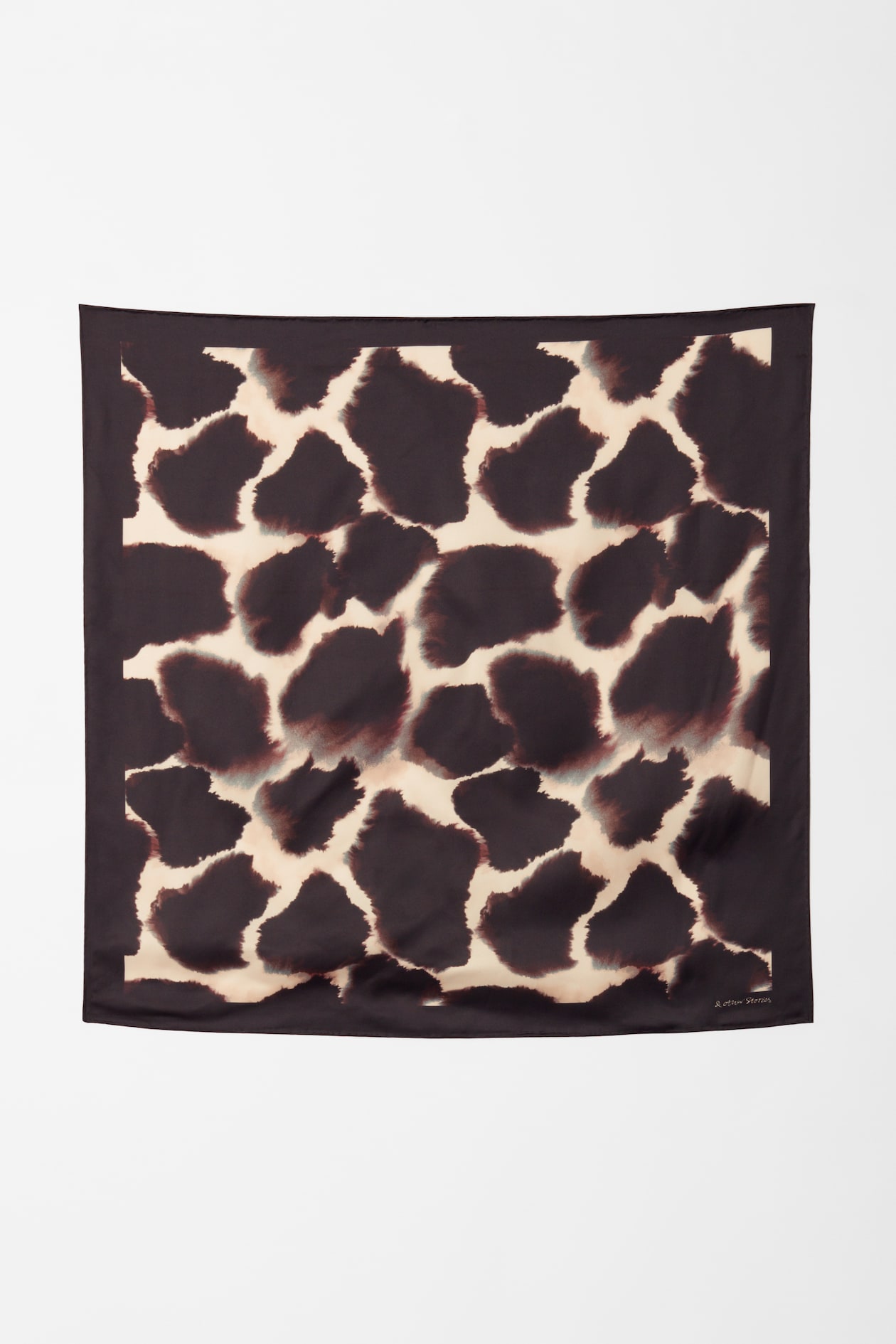 Cow-Print Square Scarf - Cow print - DONNA | H&M IT