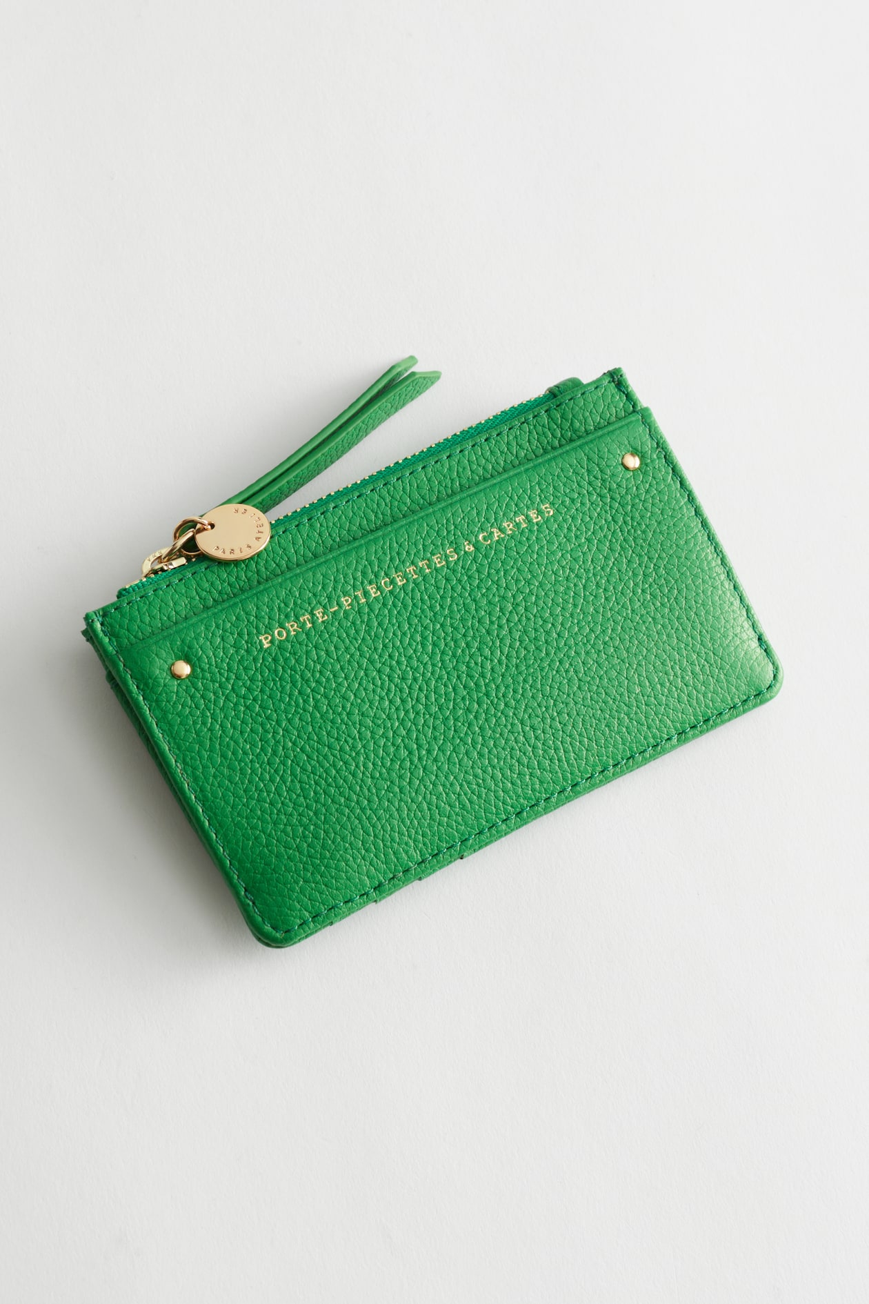 Leather Card Wallet - Green - Ladies | H&M GB