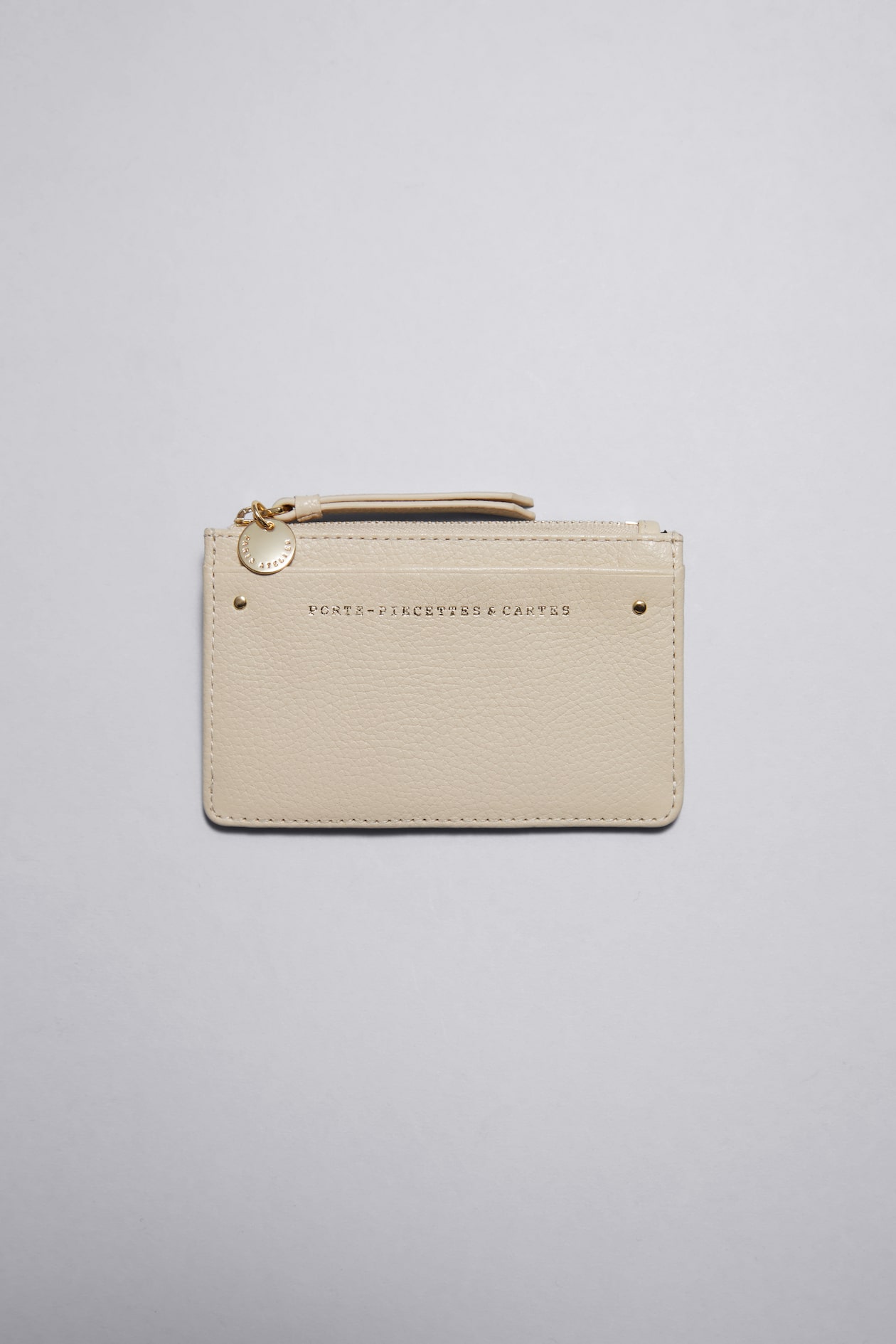 Leather Card Wallet - Beige - Ladies | H&M GB