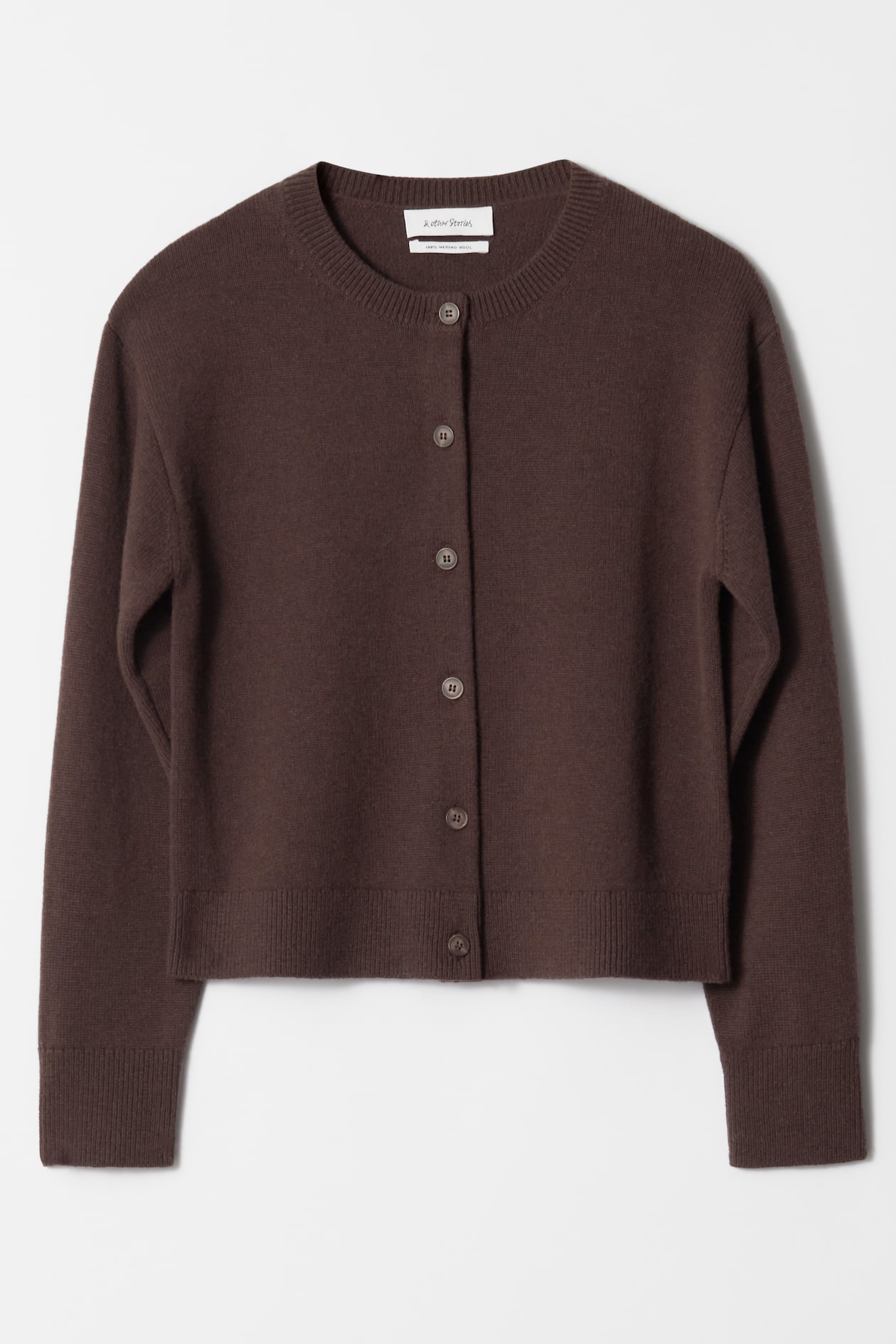 Boxy vest van merinowol - Donkerbruin - DAMES | H&M NL