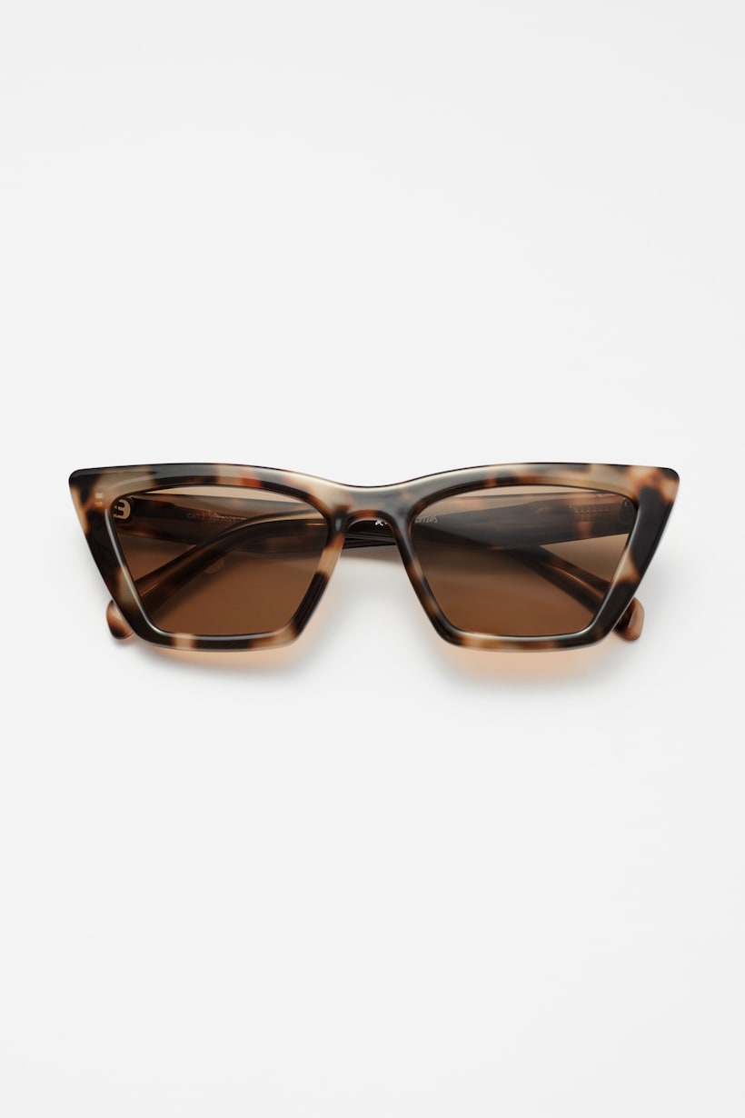 Angular Cat Eye Sunglasses - Tortoise - Ladies | H&M GB