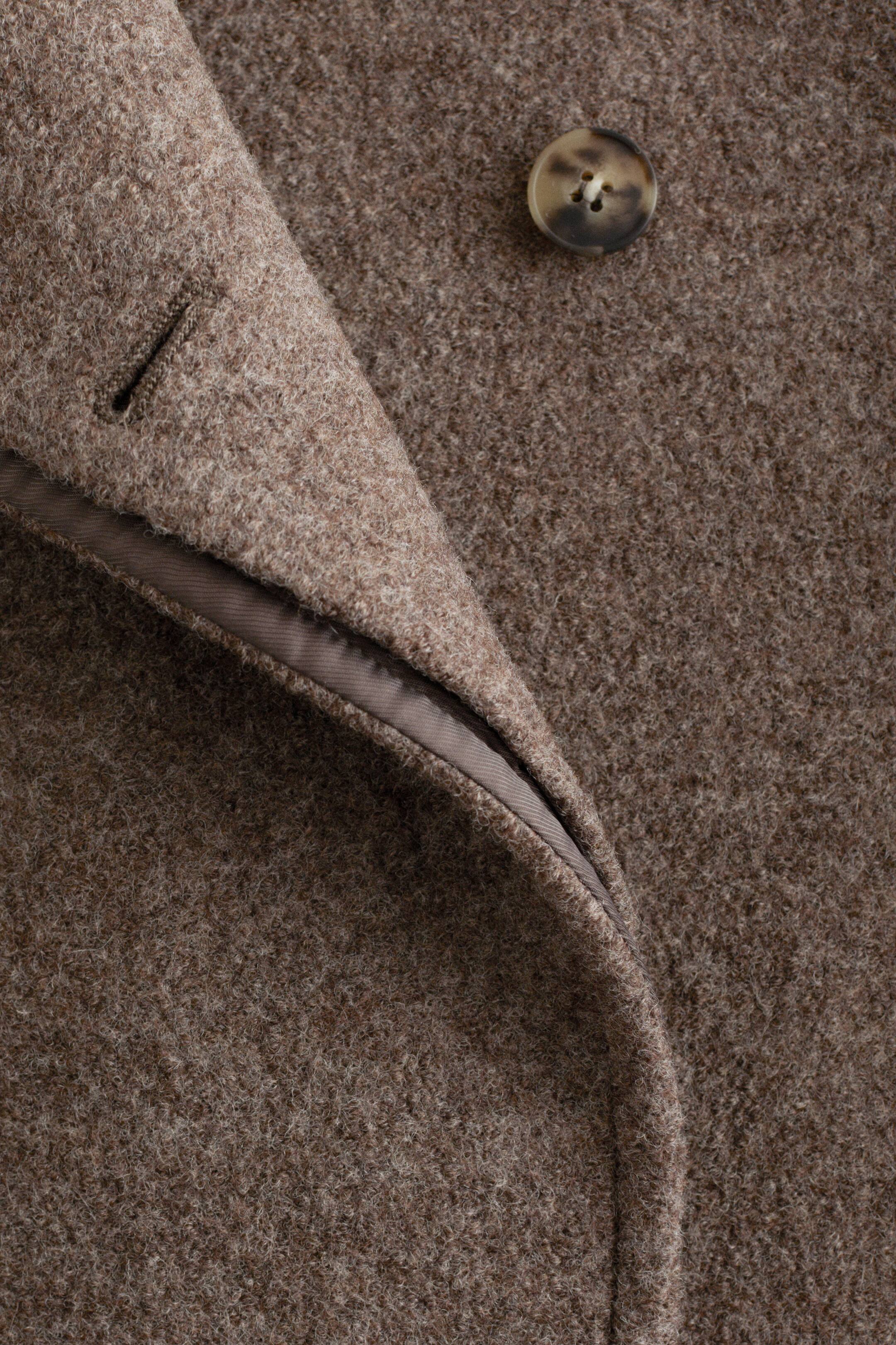 Asymmetric Wool Jacket - Mole - Ladies | H&M GB