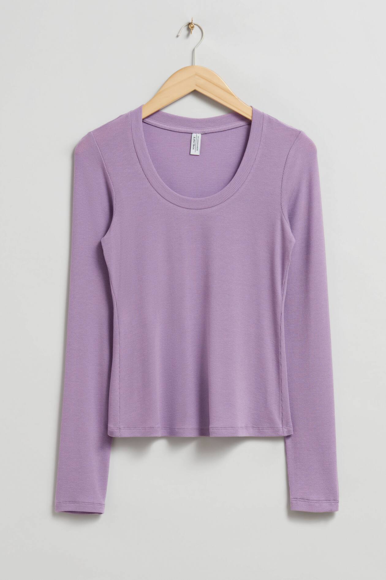 Oberteil mit tiefem Ausschnitt - Flieder - Ladies | H&M DE