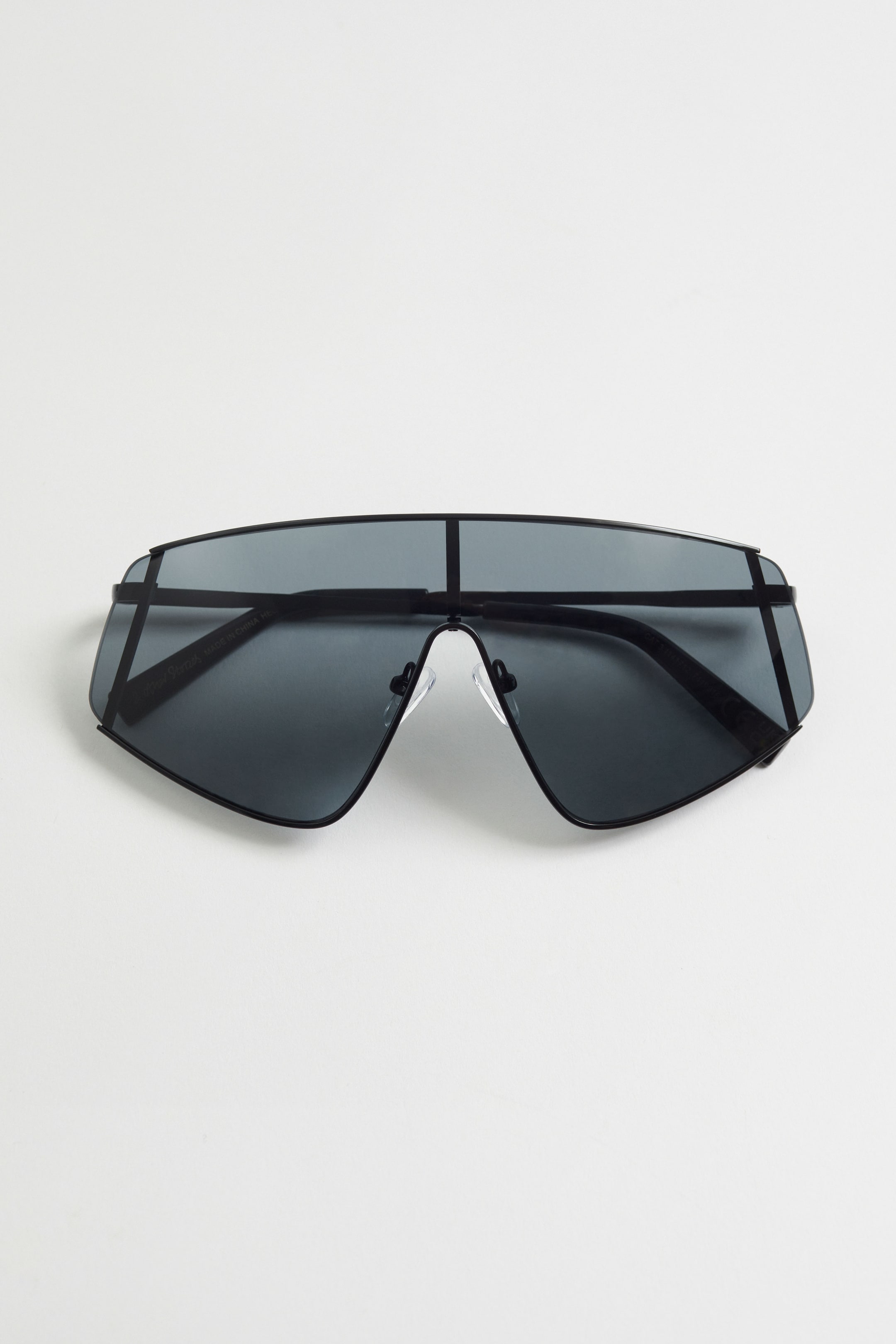 Rectangular Shield-Style Sunglasses - Black - Ladies | H&M GB