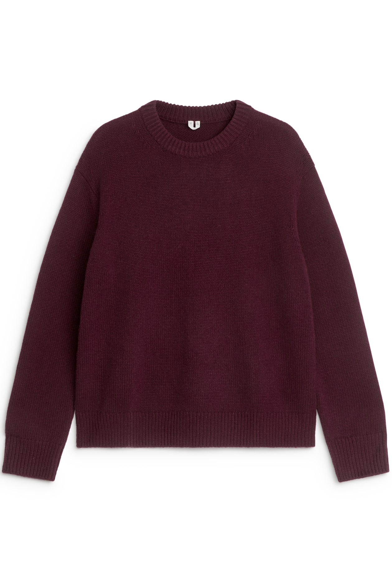 Heavy Knit Wool Blend Jumper - Rojo oscuro - HOMBRE | H&M ES