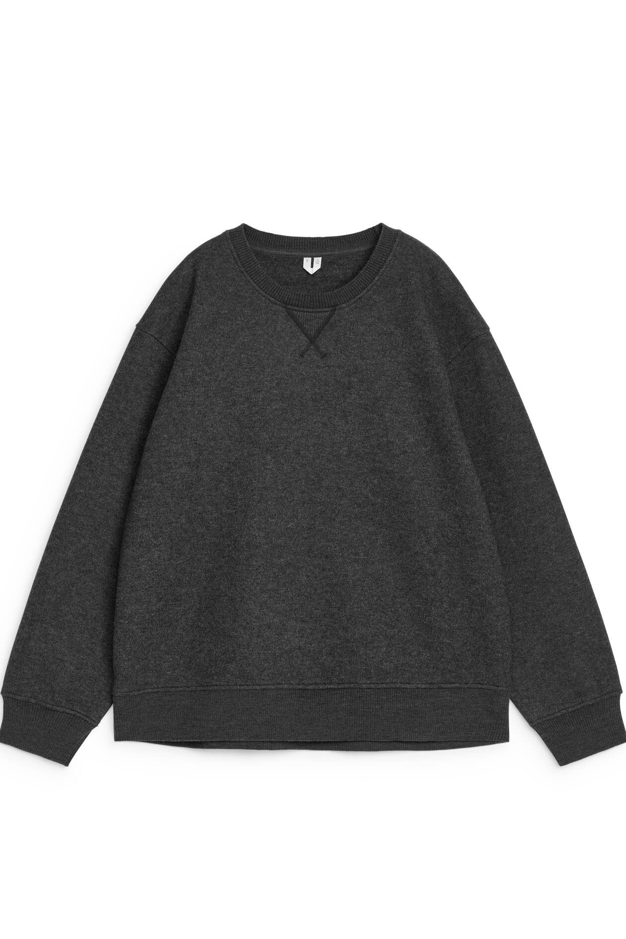Relaxed Wool Jumper - Dark Grey - Ladies | H&M GB