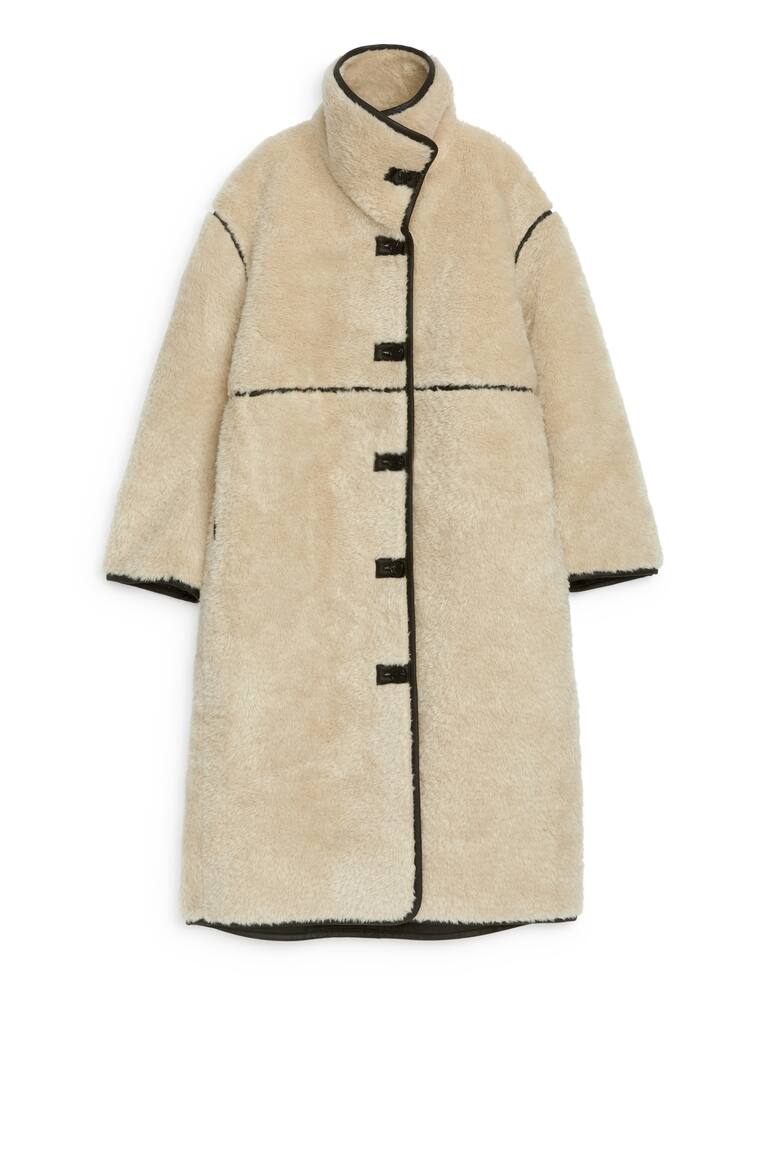 Pile Coat - Beige - Ladies | H&M GB