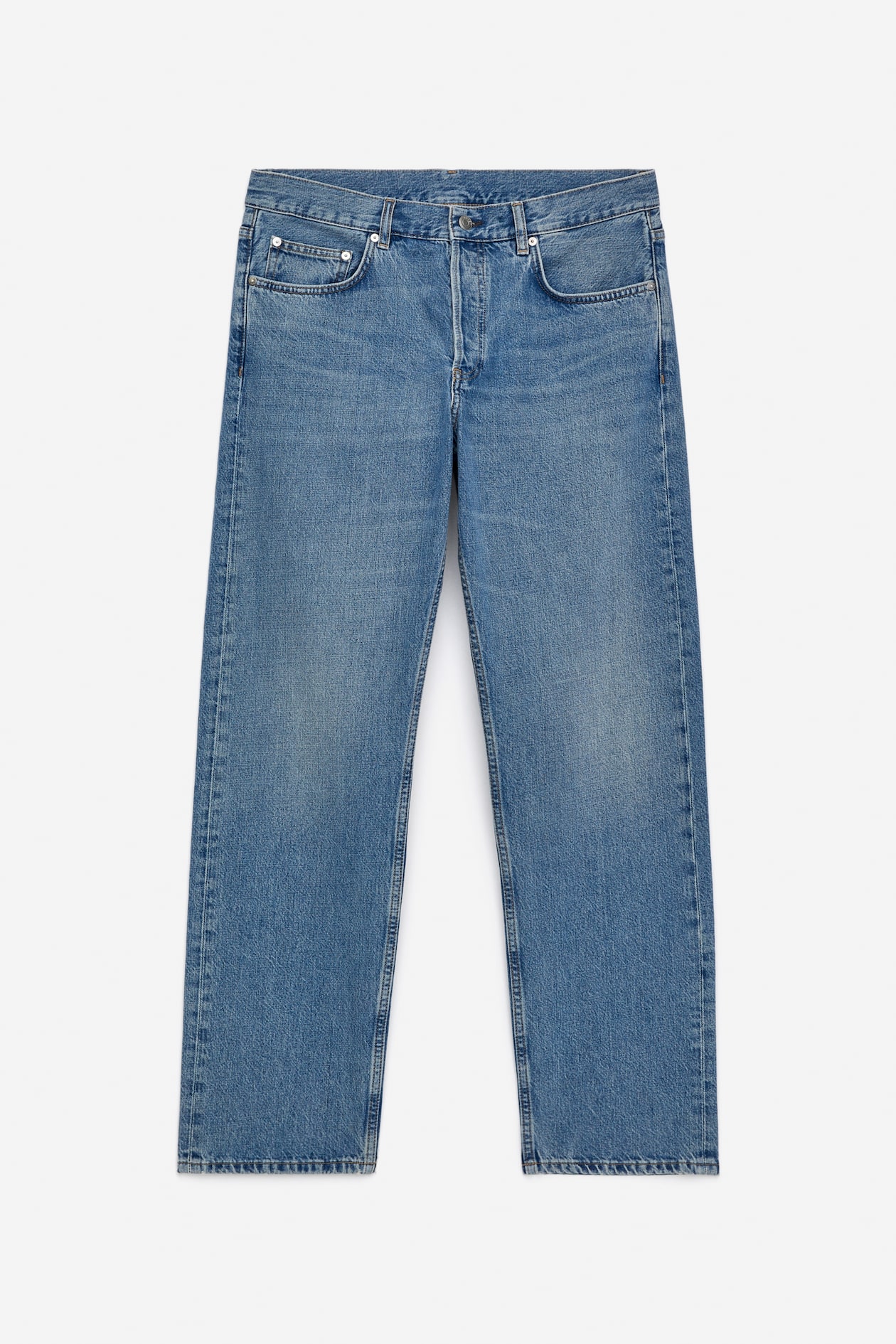 Vaqueros straight regular fit CLIFF - Azul medio - HOMBRE | H&M ES