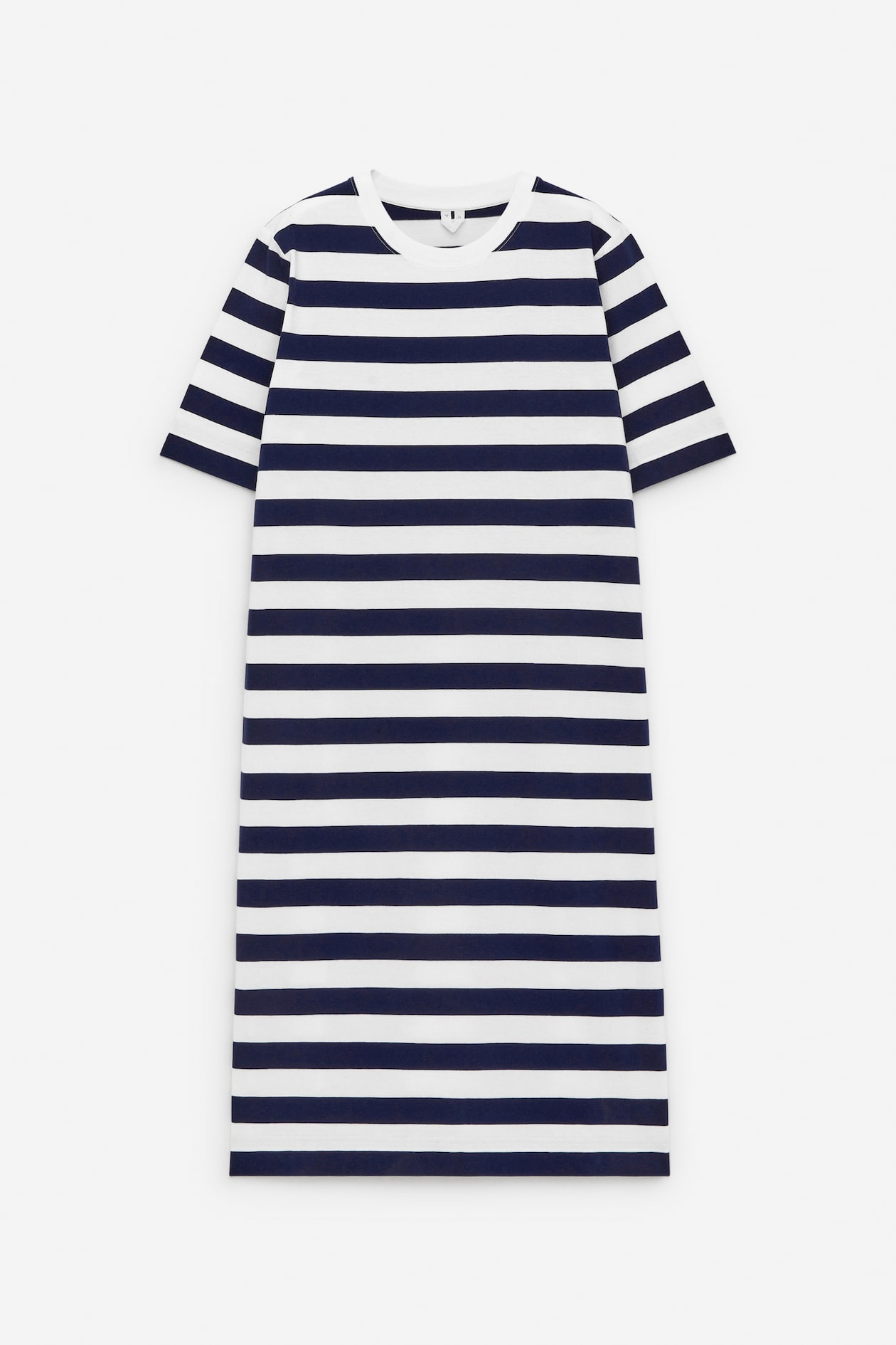 Rochie tip tricou - Albastru închis/Alb murdar - FEMEI | H&M RO