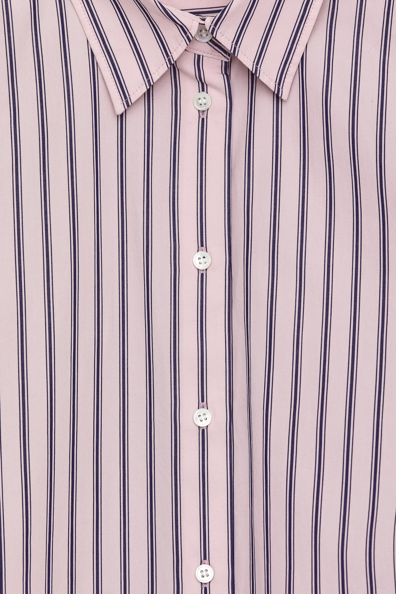 Camisa de popelina de algodón - Rosa/azul - MUJER | H&M ES