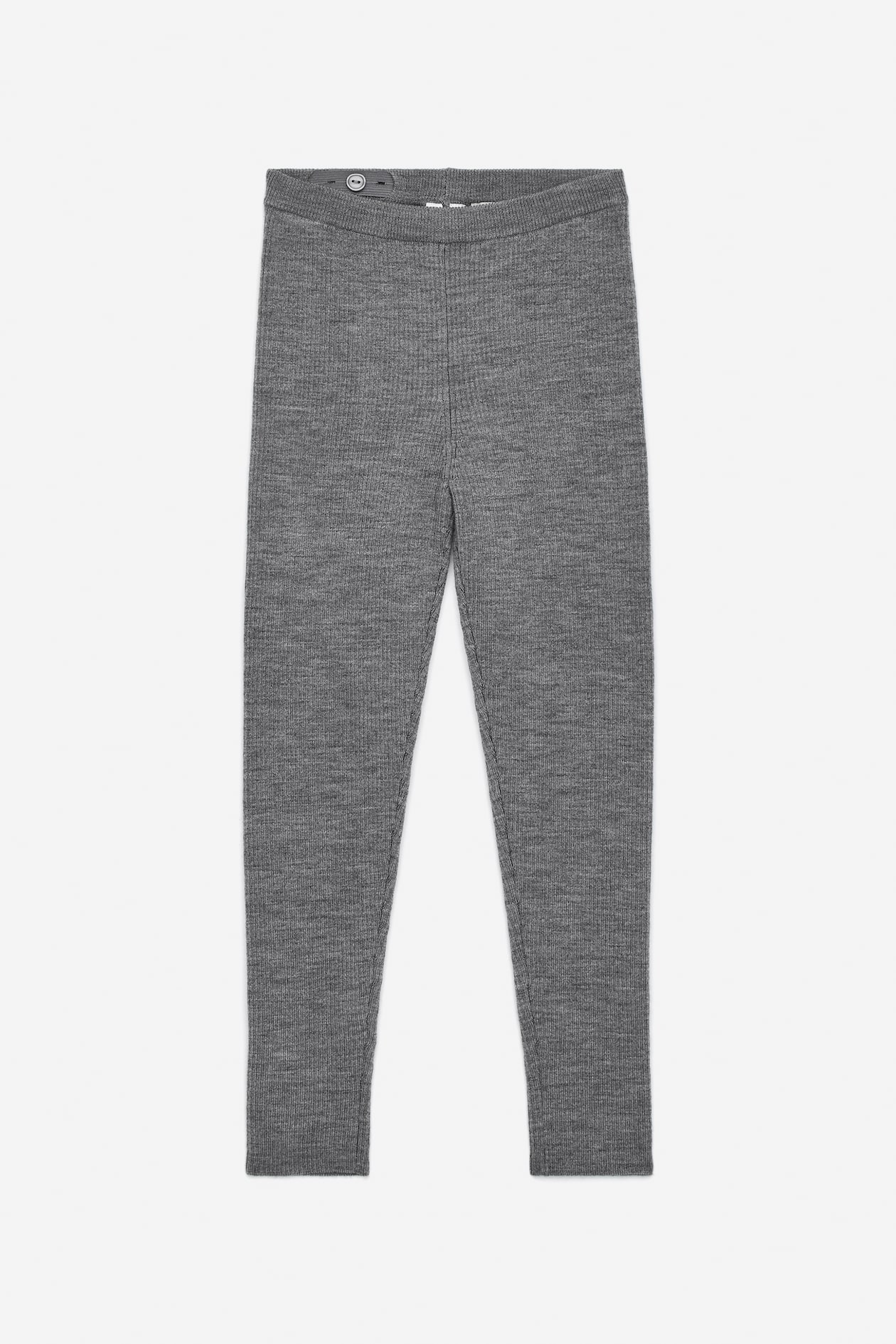 Gerippte Leggings aus Wollmischung - Graumeliert - Kids | H&M DE