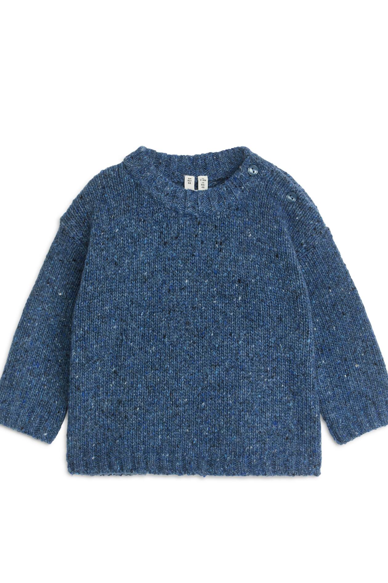 Neps Wool-Blend Jumper - Blue - Kids | H&M GB
