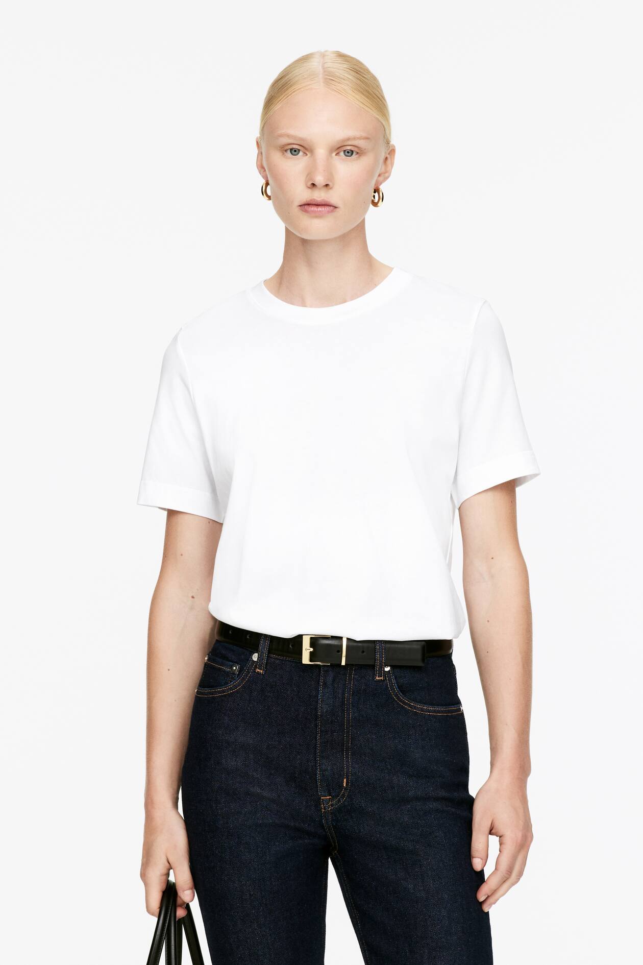 PEARL Heavyweight T-Shirt - White - Ladies | H&M GB