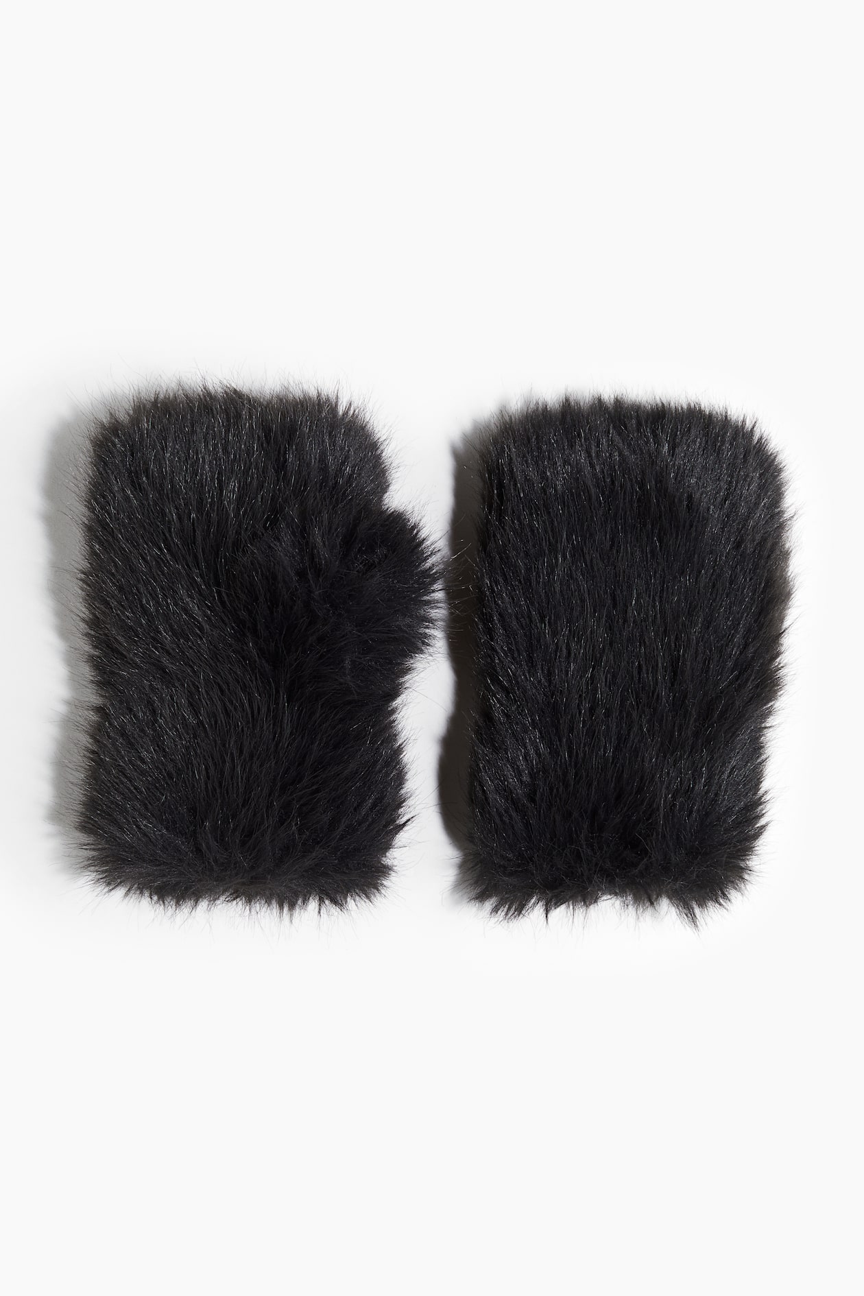Women's Dark gray Fluffy Fingerless Gloves | H&M PH
