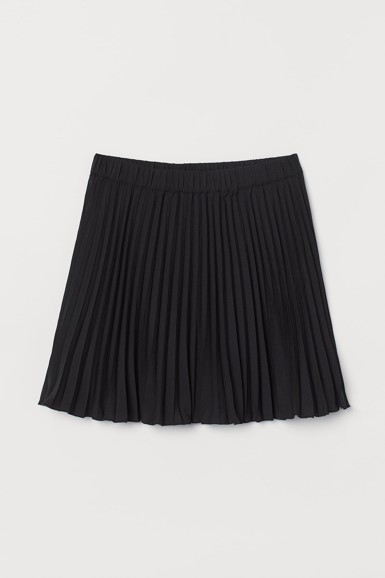 Plissierter Rock - Schwarz - Ladies | H&M AT